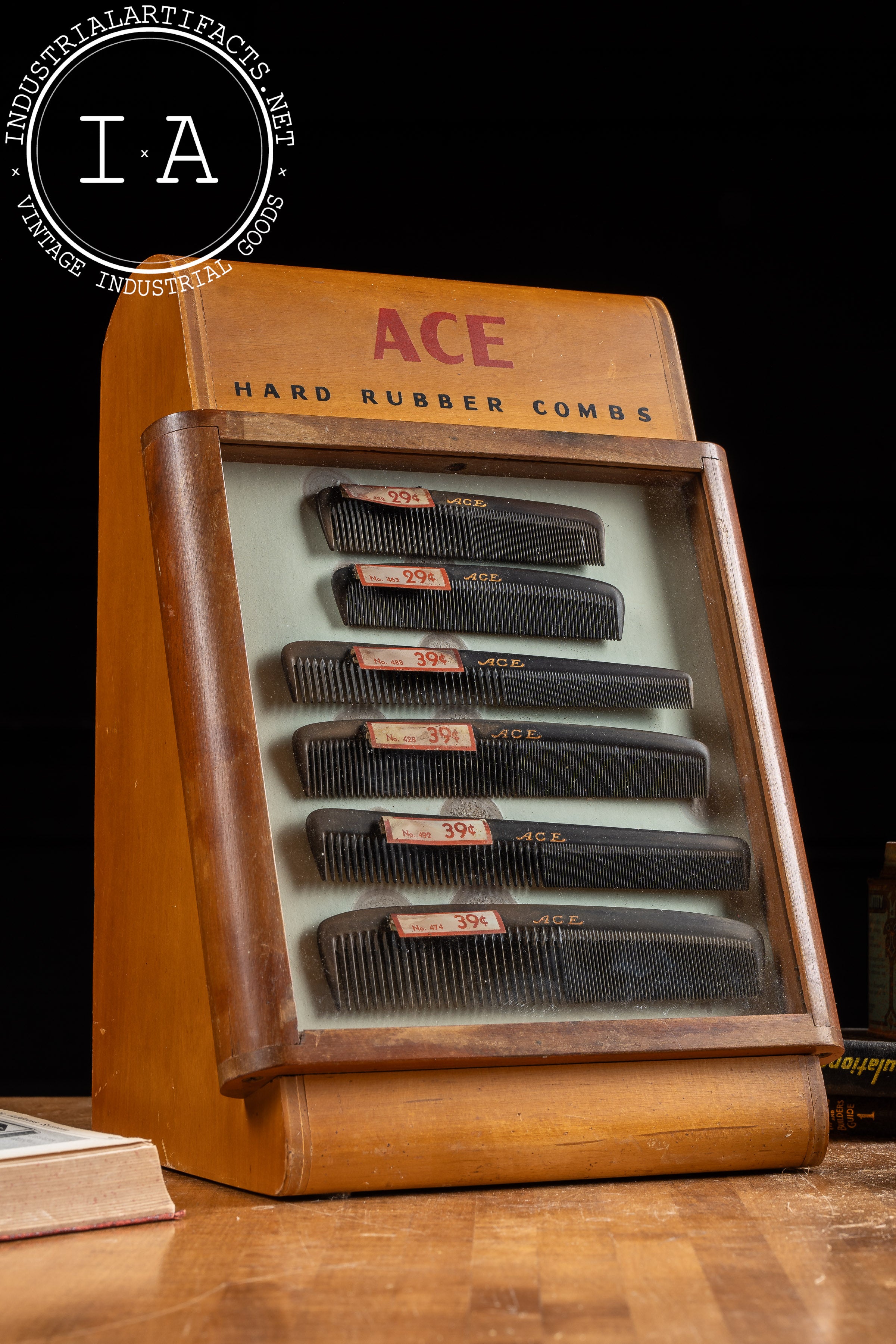 Vintage Ace Combs Point-of-Sale Display – Industrial Artifacts