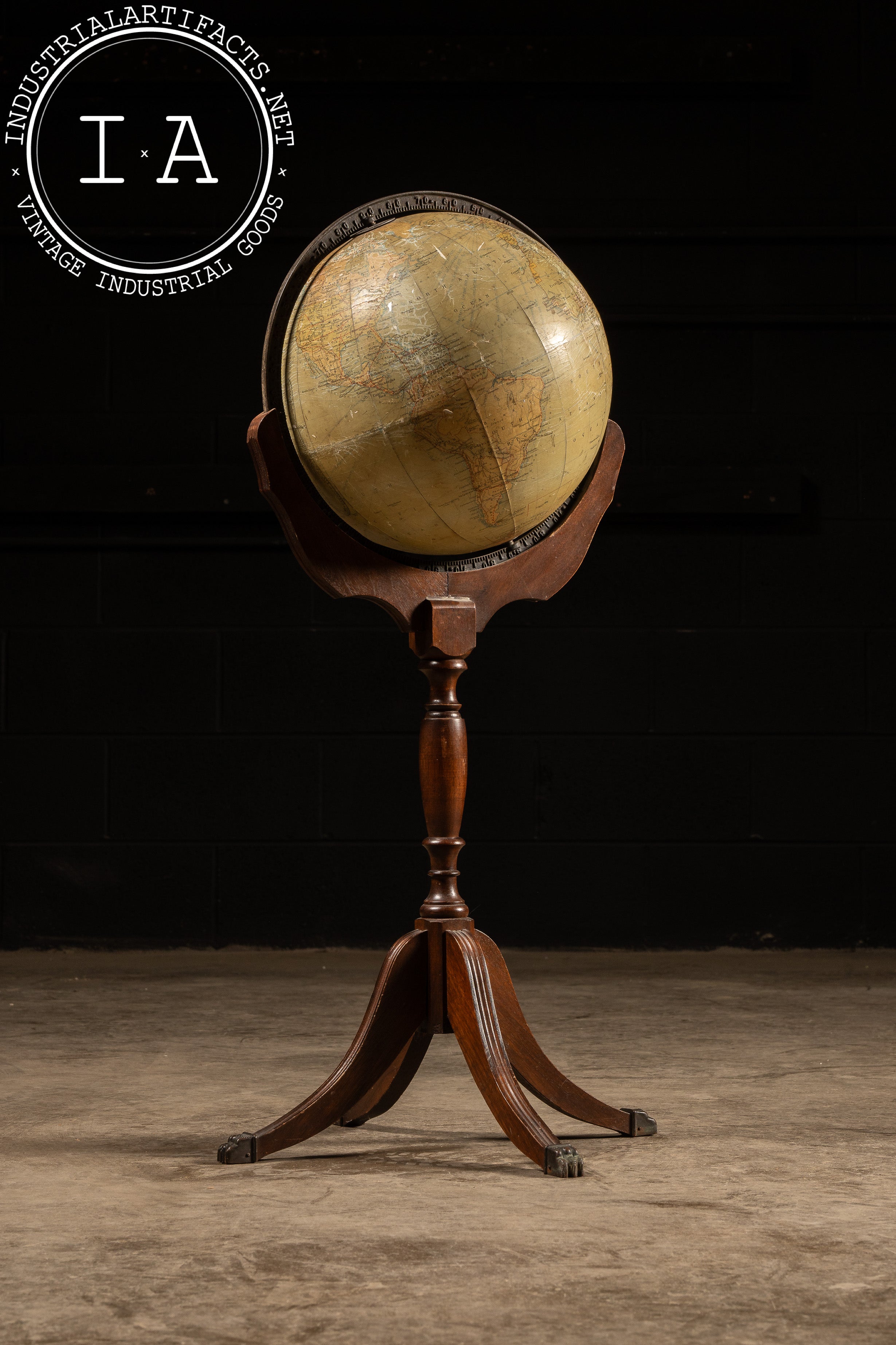 Vintage 12" Replogle Floor Globe – Industrial Artifacts