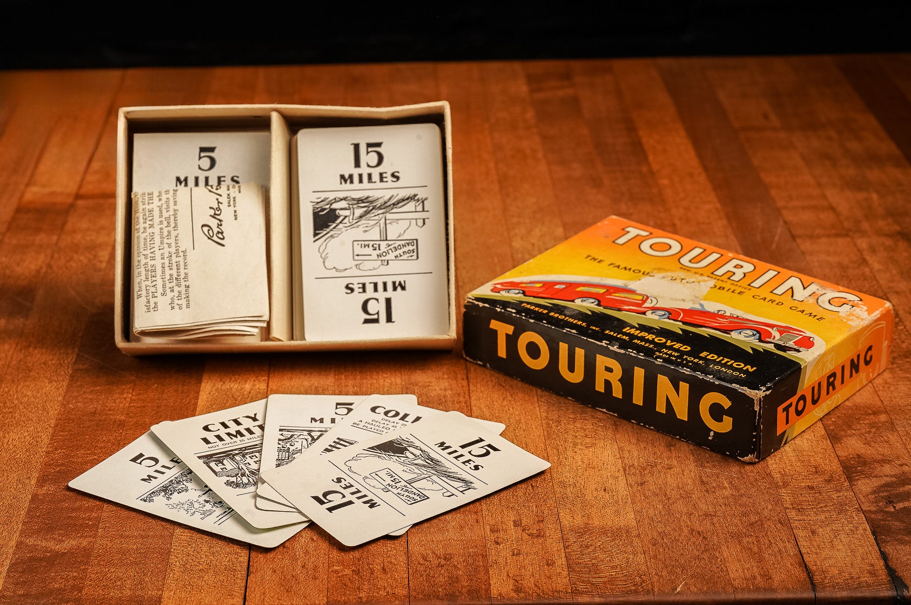 1947 Touring Card Game by Parker Brothers – Industrial Artifacts