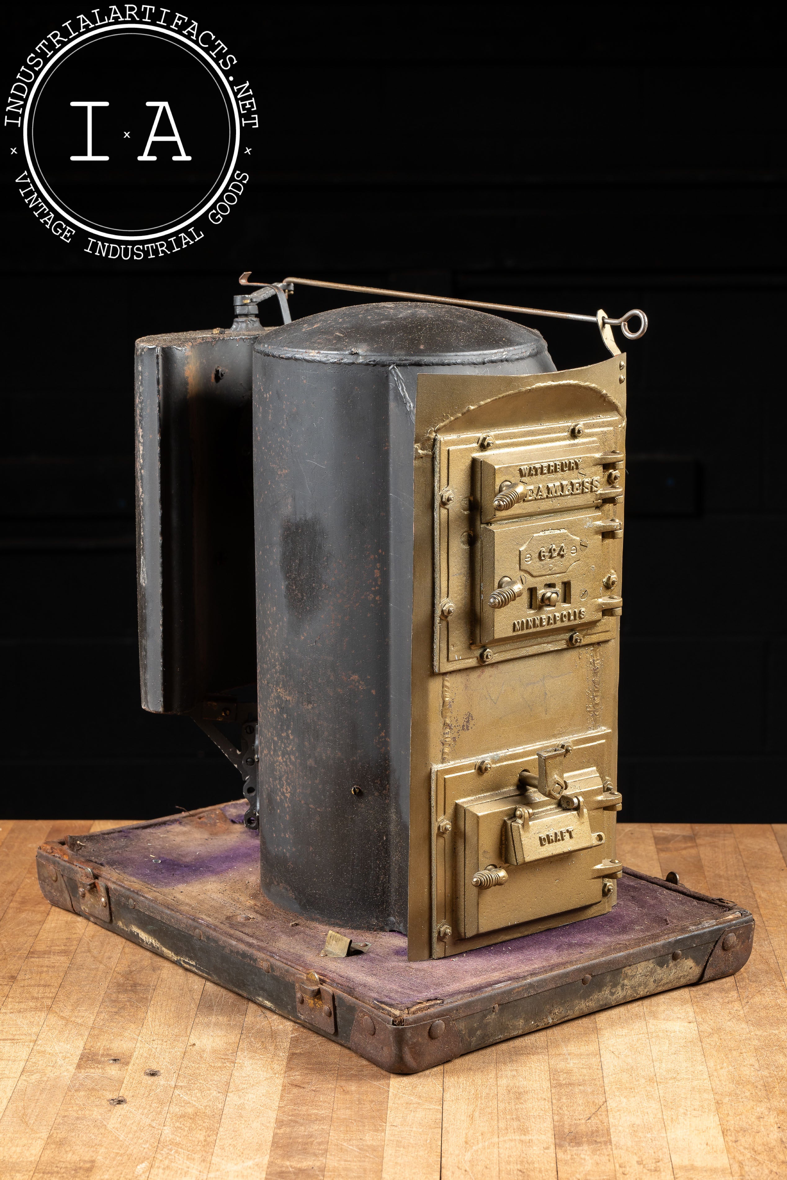 Antique Cast Iron Waterbury Seemless Furnace Salesman Sample ...