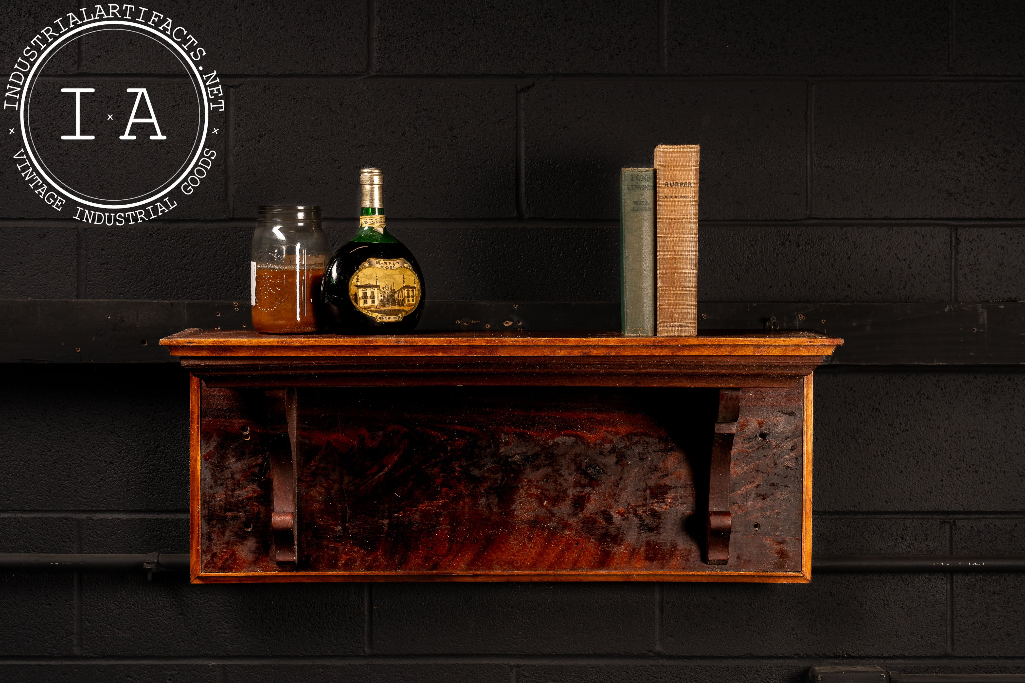 Antique Wooden Shelf – Industrial Artifacts