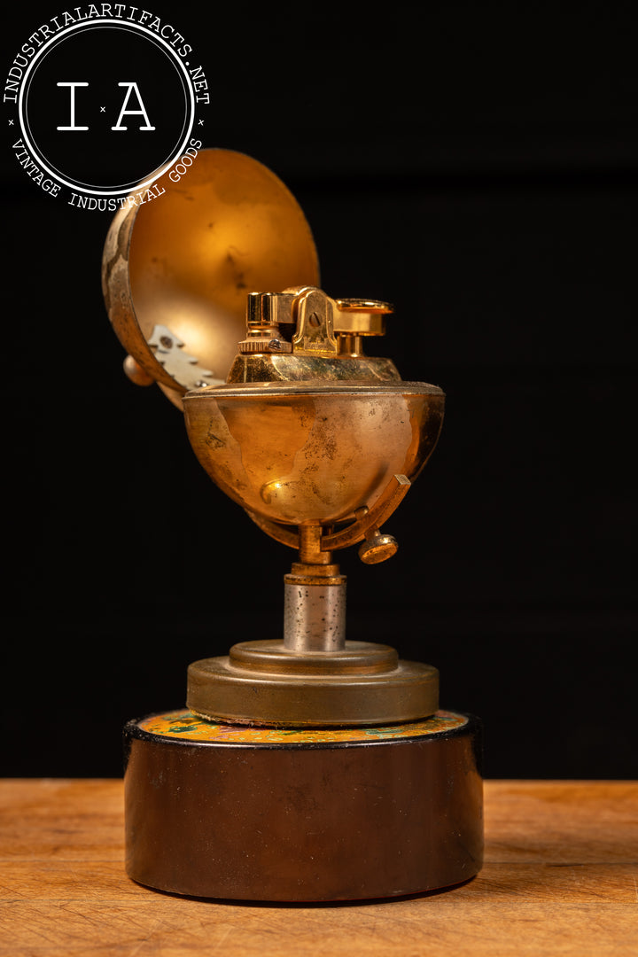Spinning Music Box Globe Lighter by Windmill – Industrial Spinning Music Box Globe Lighter by Windmill – Industrial