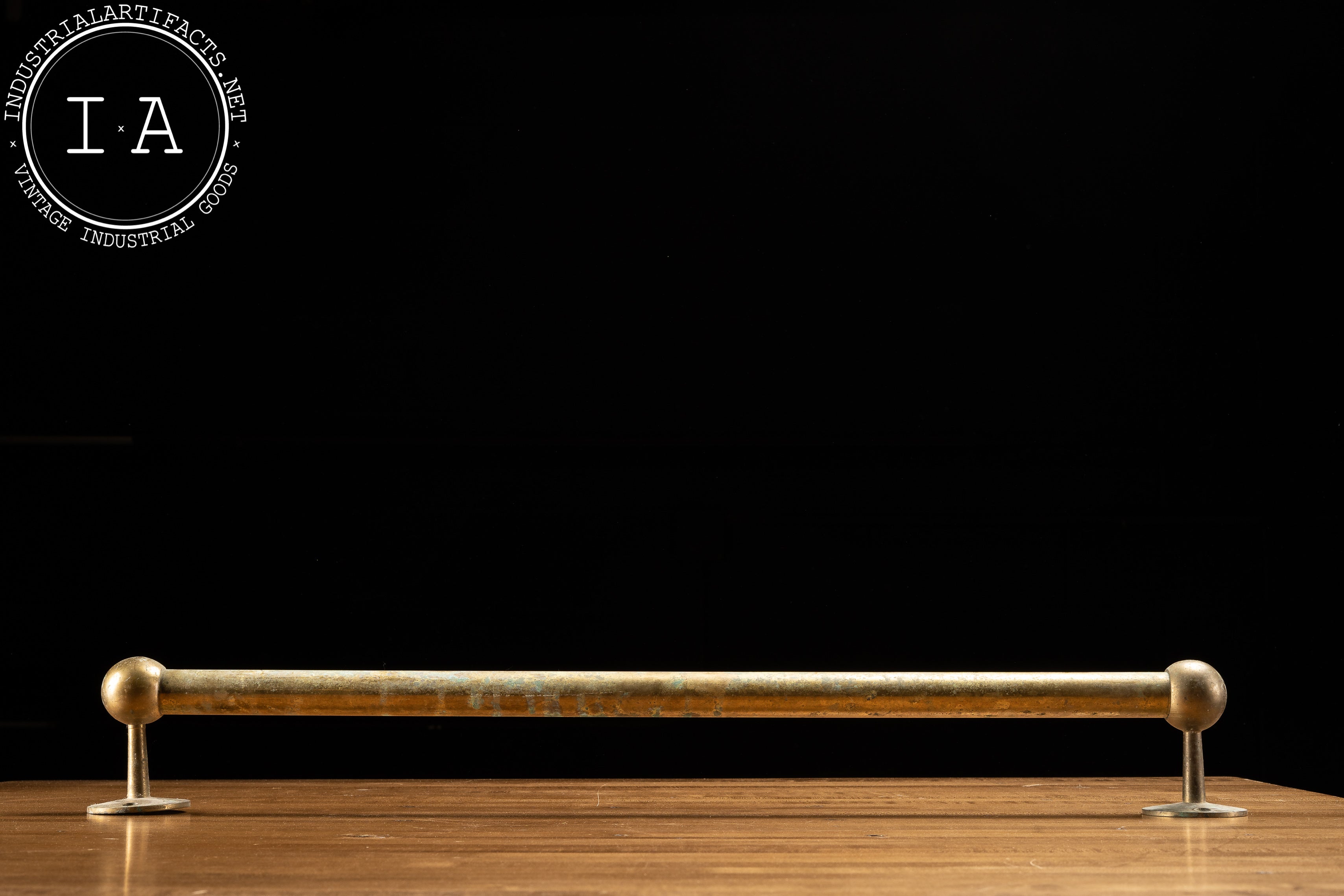 Early 20th Century Brass Railroad Curtain Rod – Industrial Artifacts