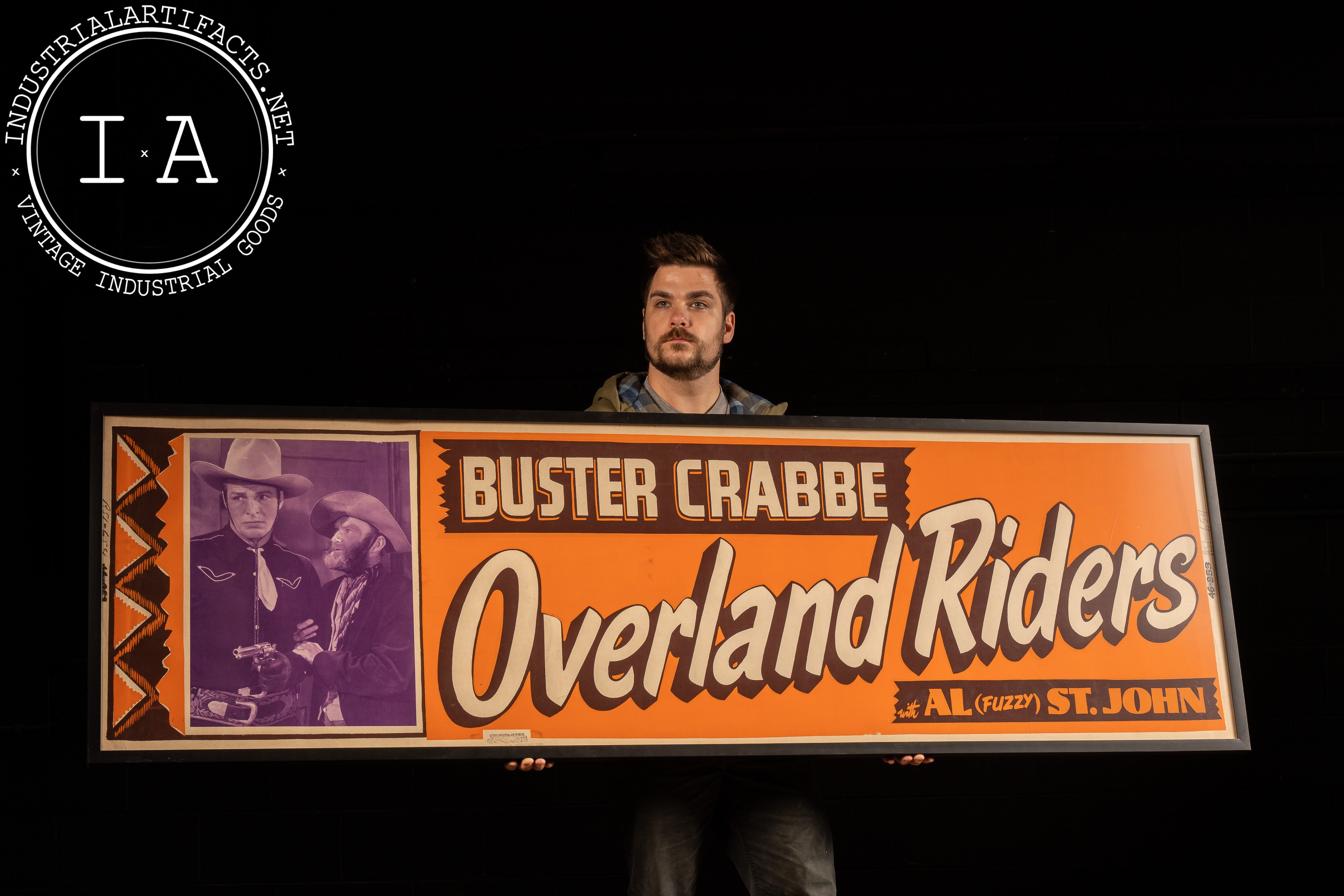 Overland Riders | Framed Original 1946 Movie Poster – Industrial Artifacts