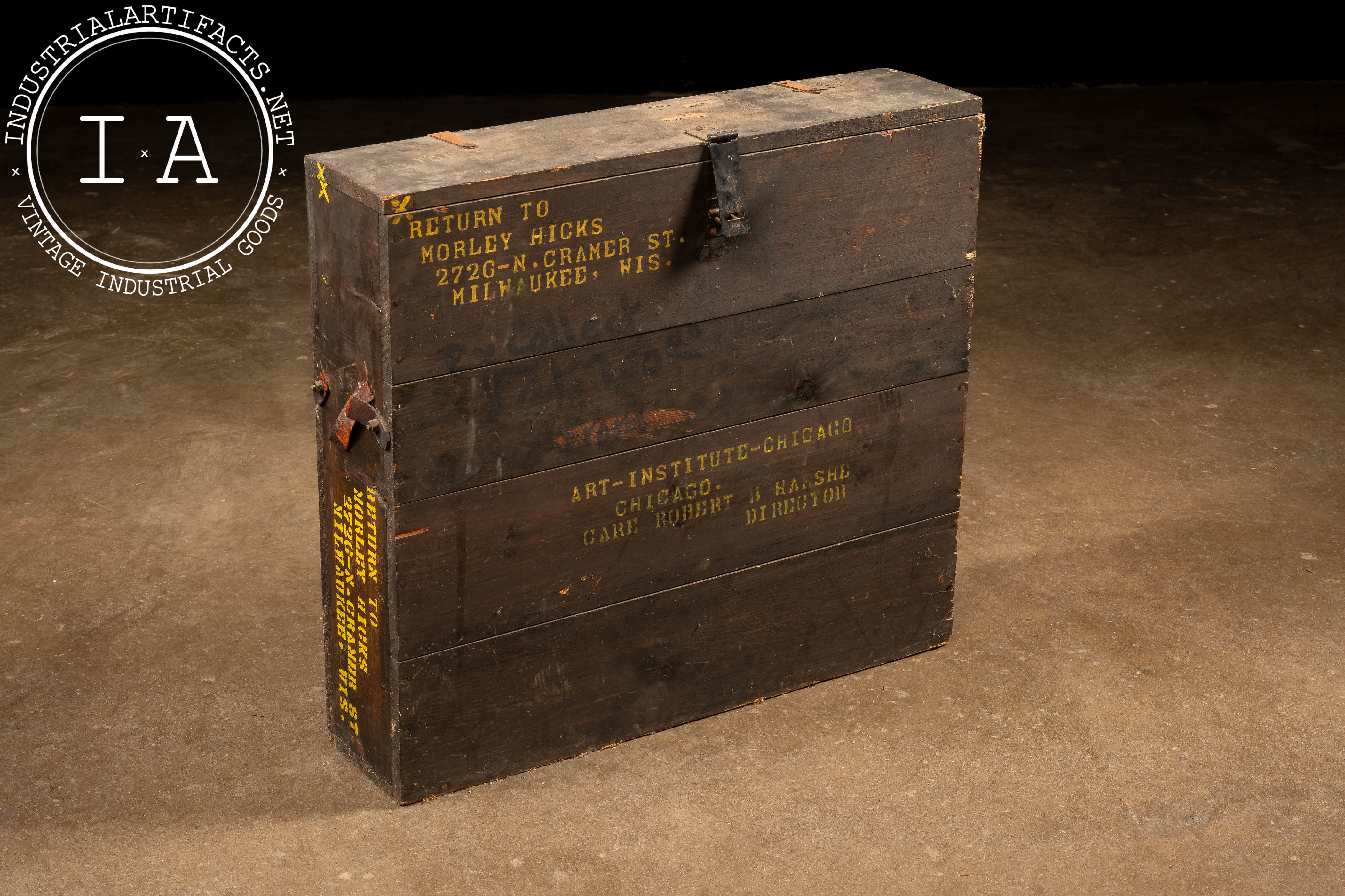 Vintage Art Institute of Chicago Shipping Box – Industrial Artifacts