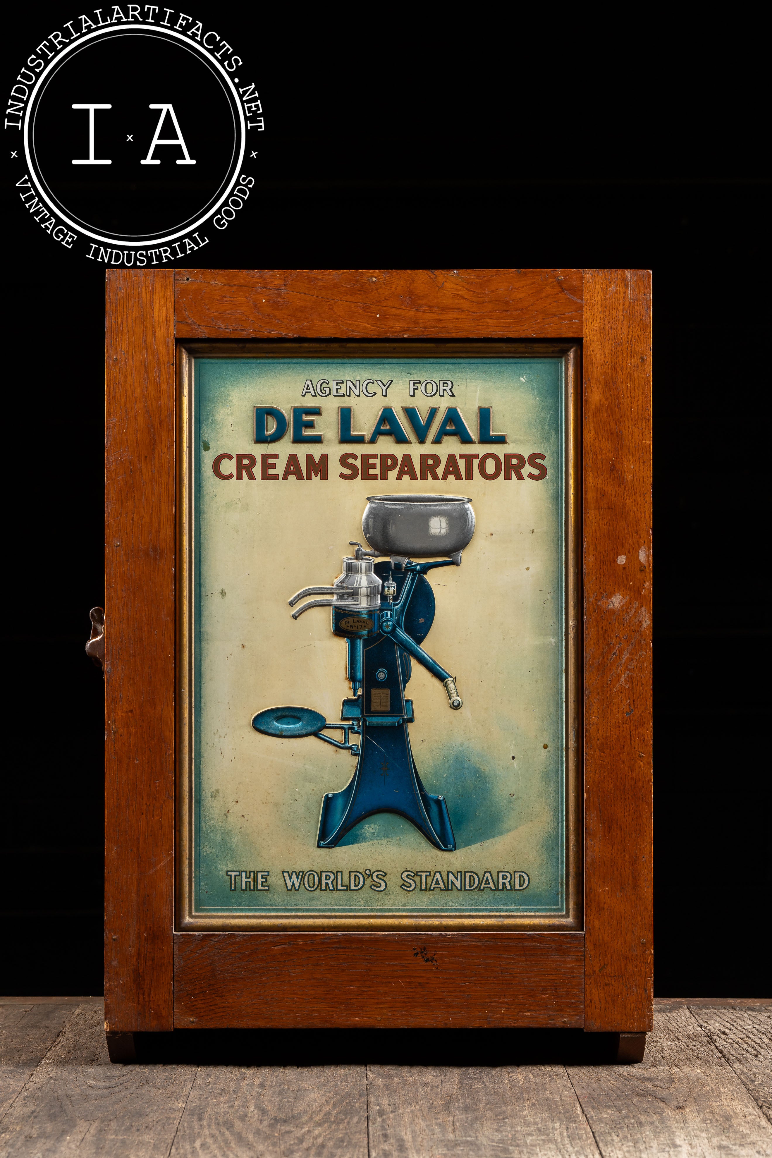 Early 20th Century DeLaval Cream Separators Cabinet – Industrial Artifacts