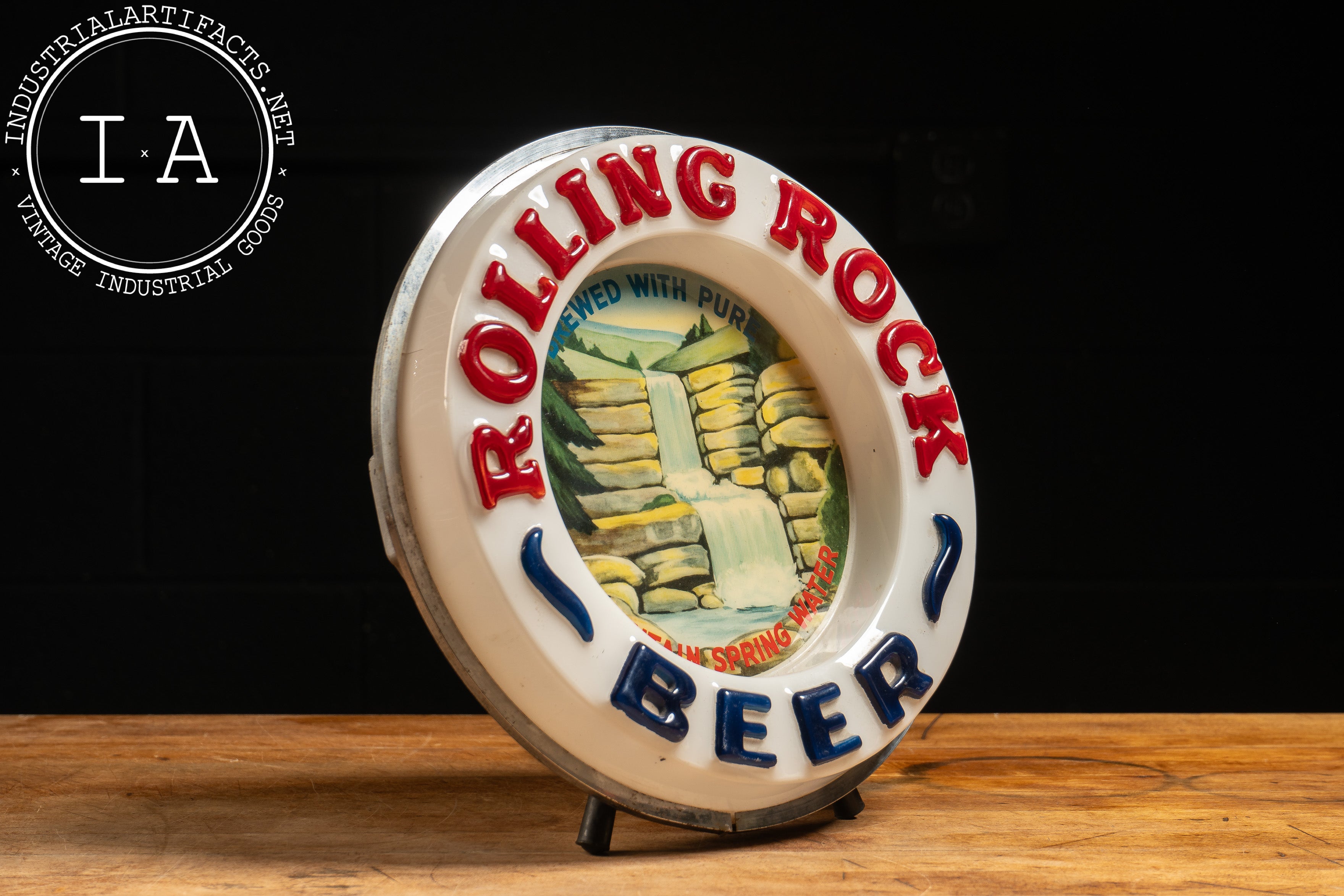 Vintage Rolling Rock Lighted Sign – Industrial Artifacts