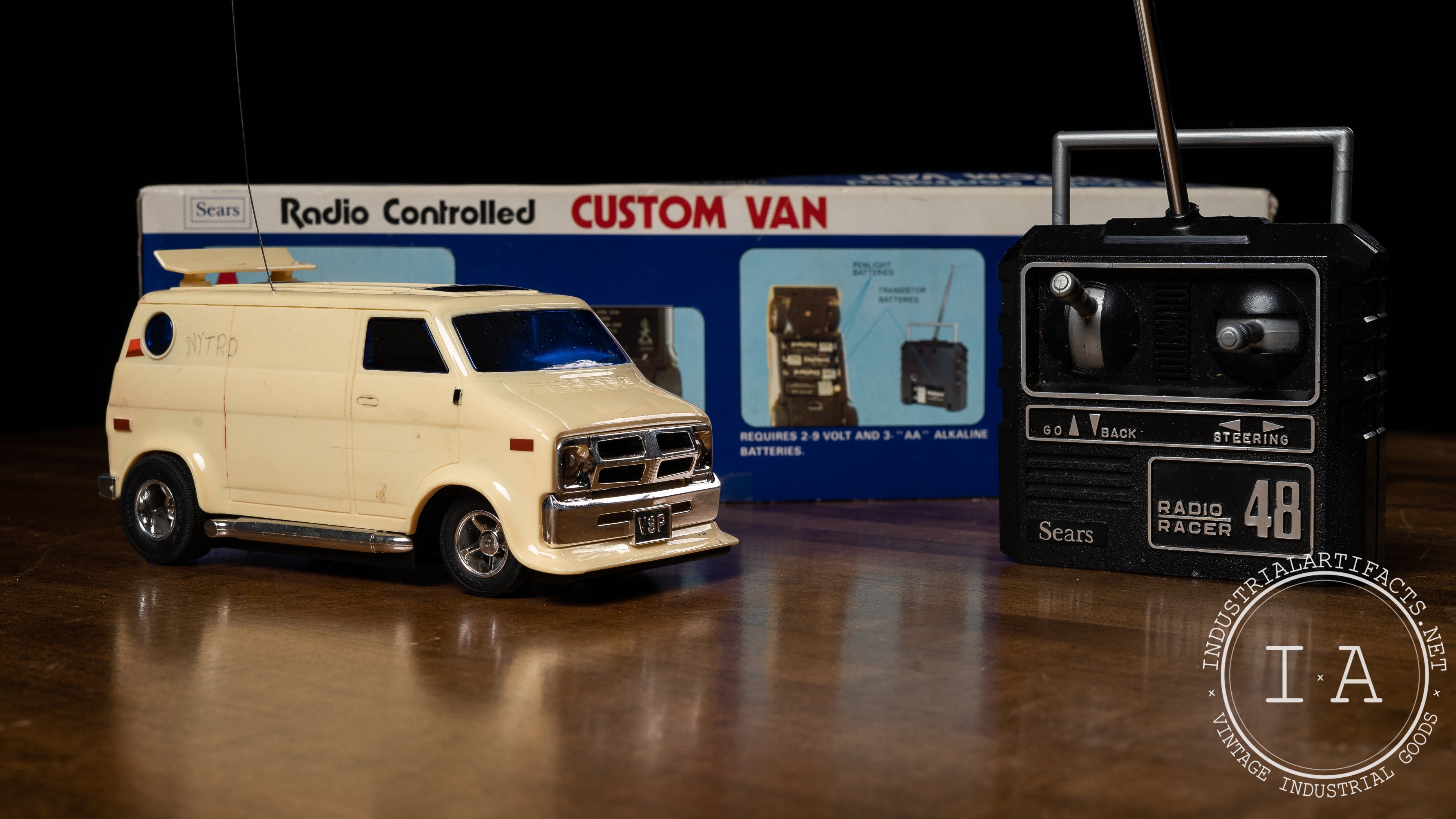 Vintage Sears Radio Controlled Custom Van – Industrial Artifacts