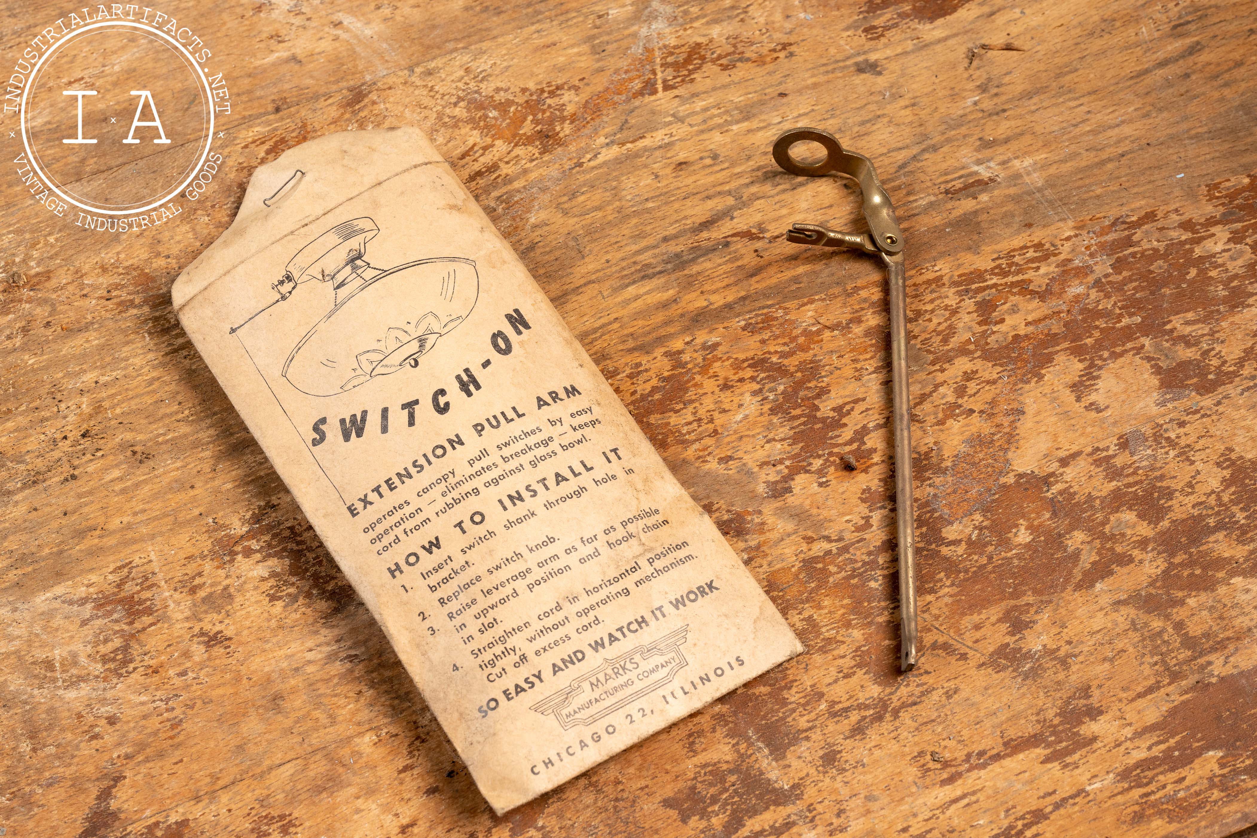 Antique Ceiling Light Pull String Extension – Industrial Artifacts