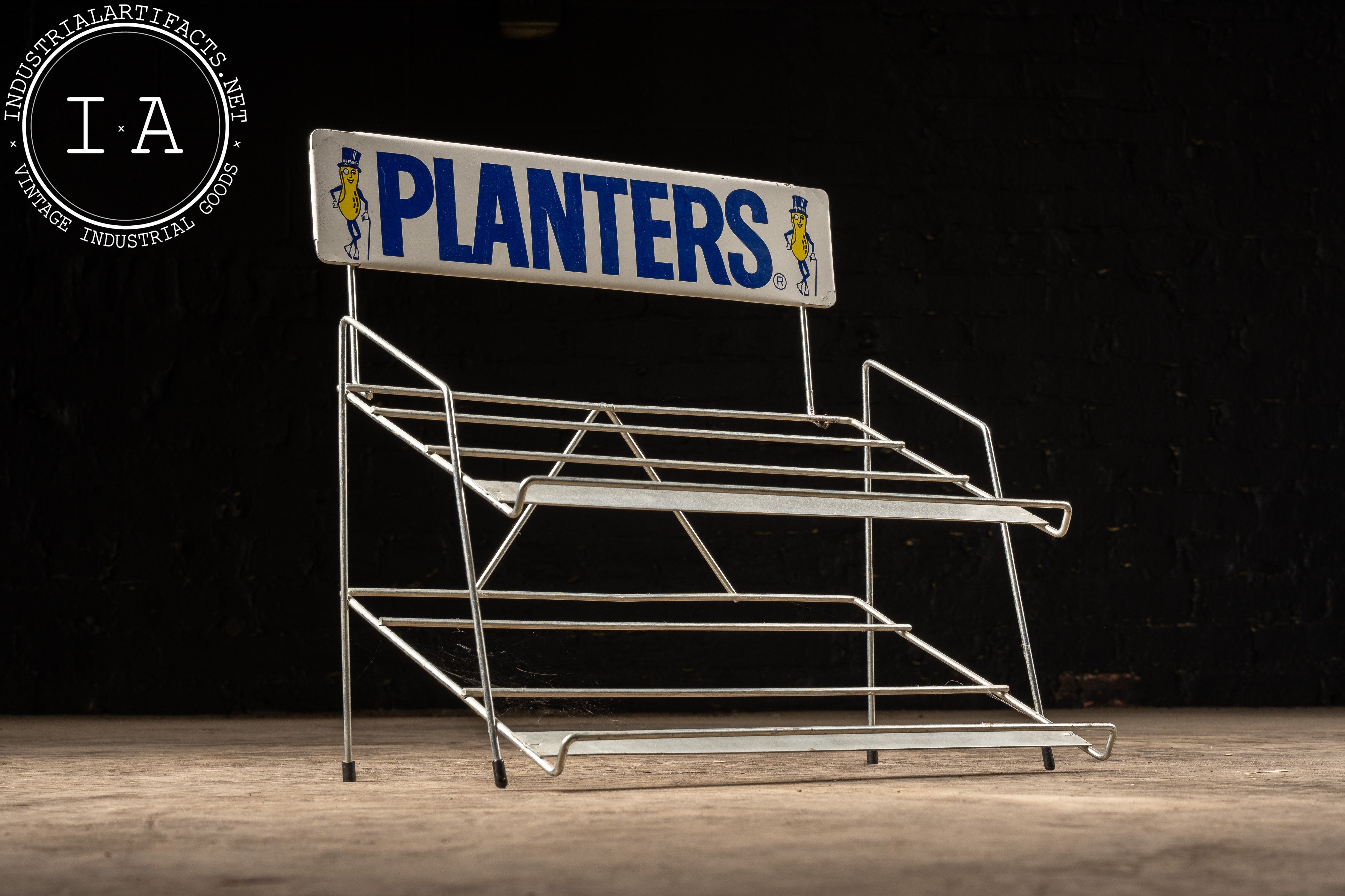 Vintage Planters Peanuts Display Rack – Industrial Artifacts