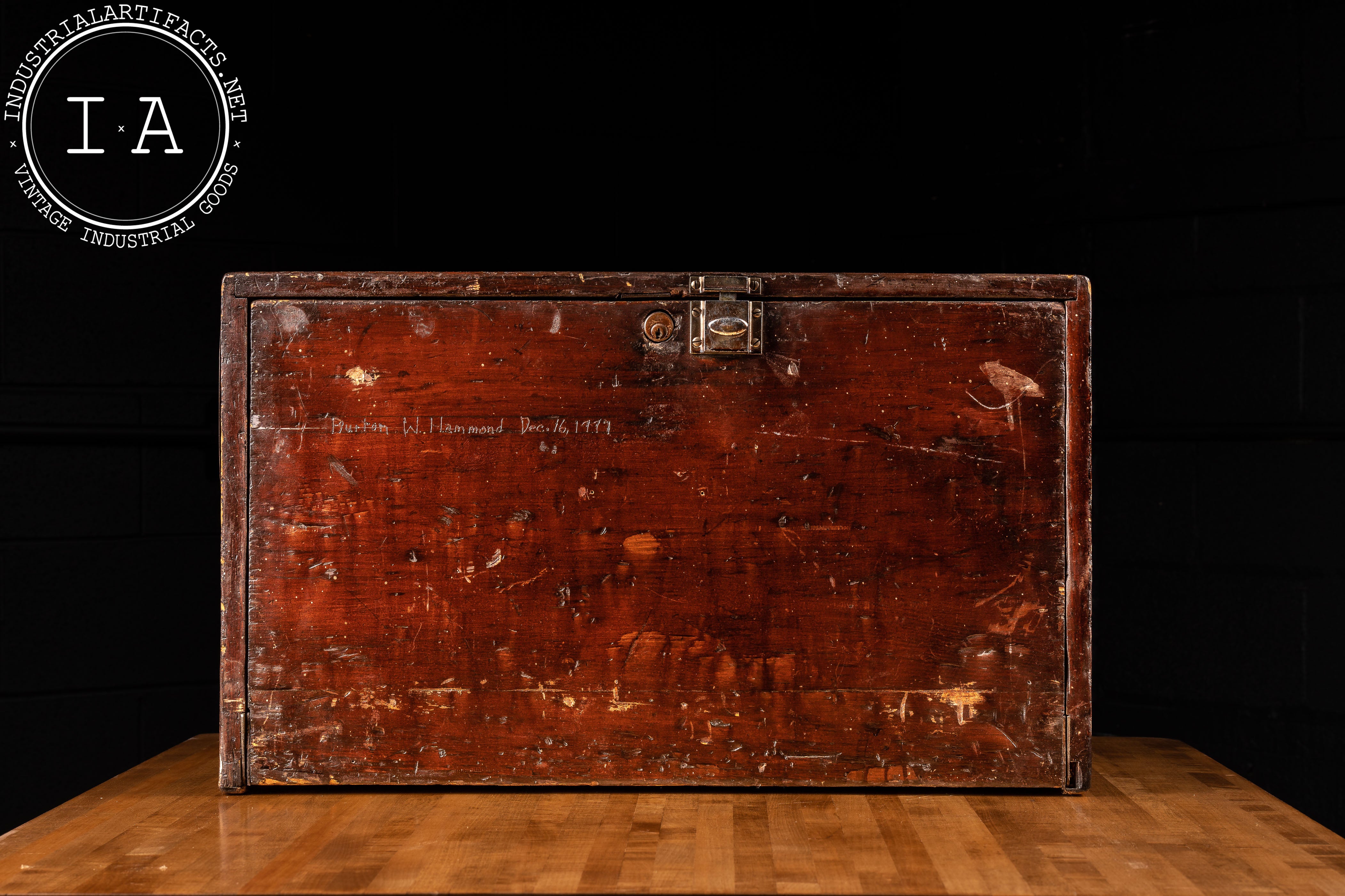 Vintage Baltimore Machinist Latching Tool Chest – Industrial Artifacts