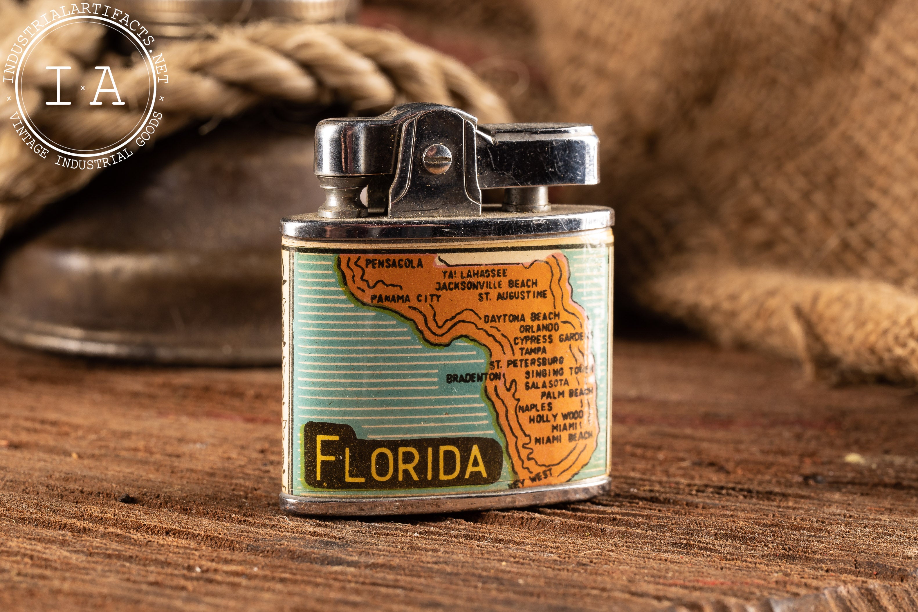 Vintage Florida State Lighter – Industrial Artifacts