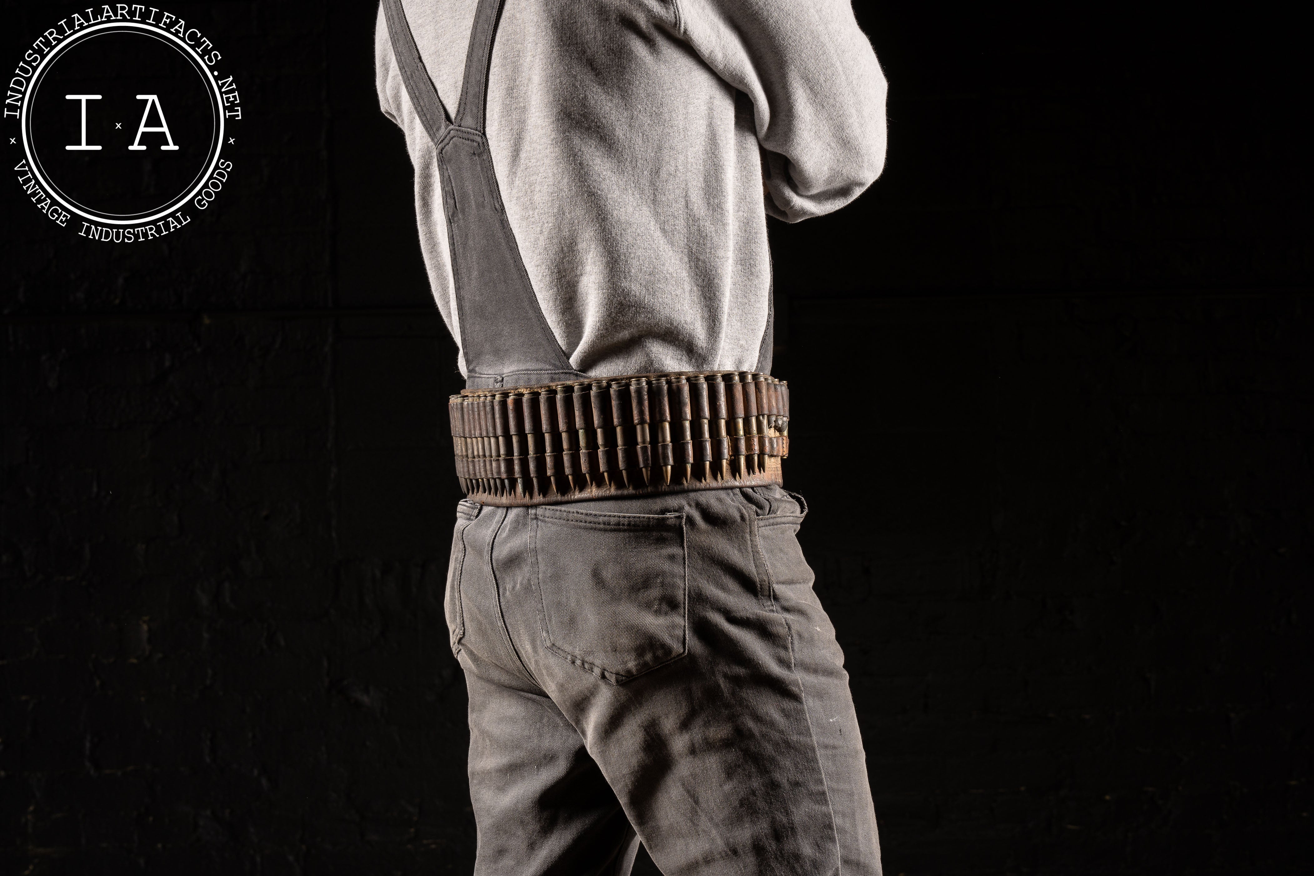 Vintage Rifleman's Bandolier Belt With Bullets – Industrial Artifacts
