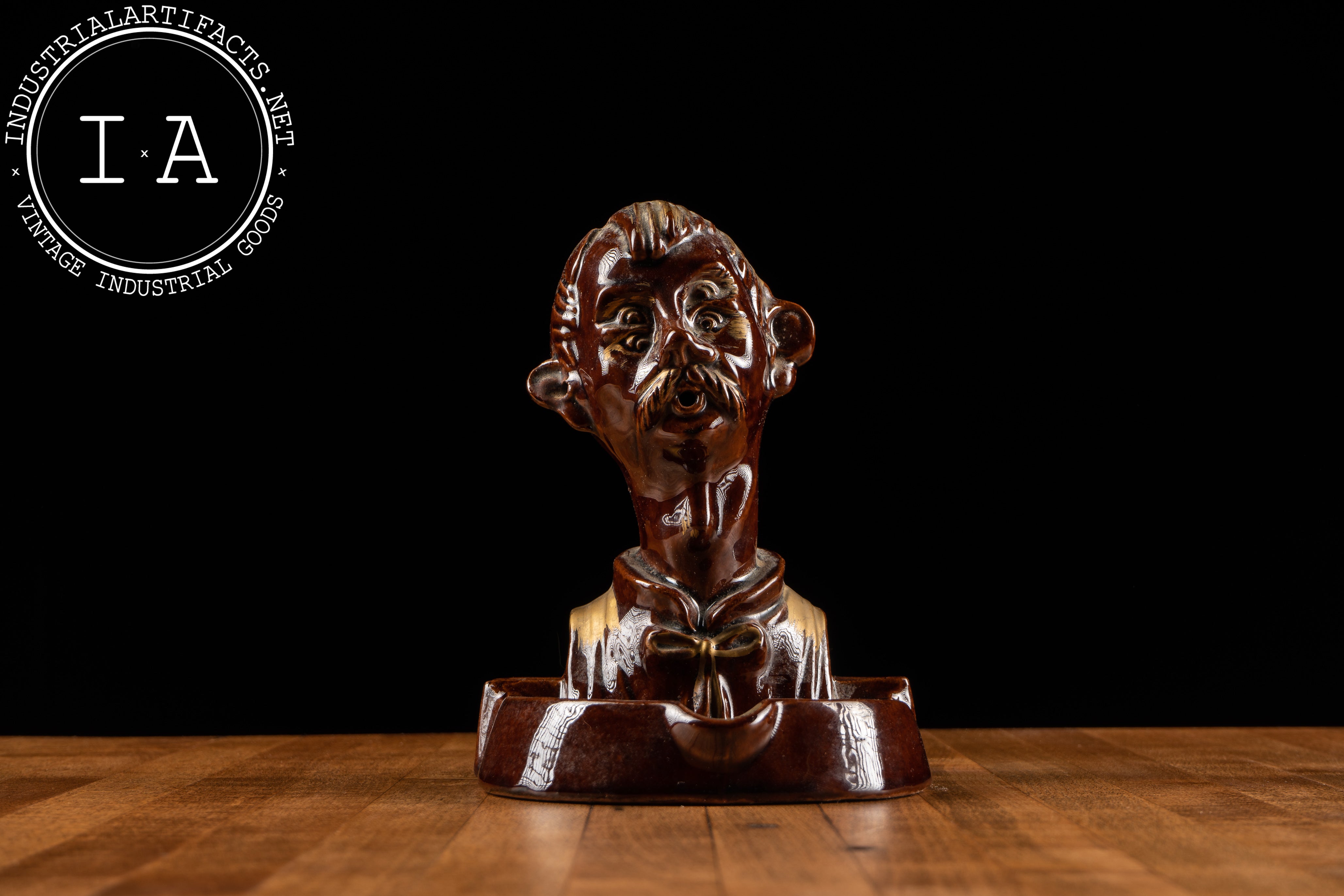 Vintage Four-Eyed Drunk Figural Enesco Ceramic Ashtray – Industrial ...