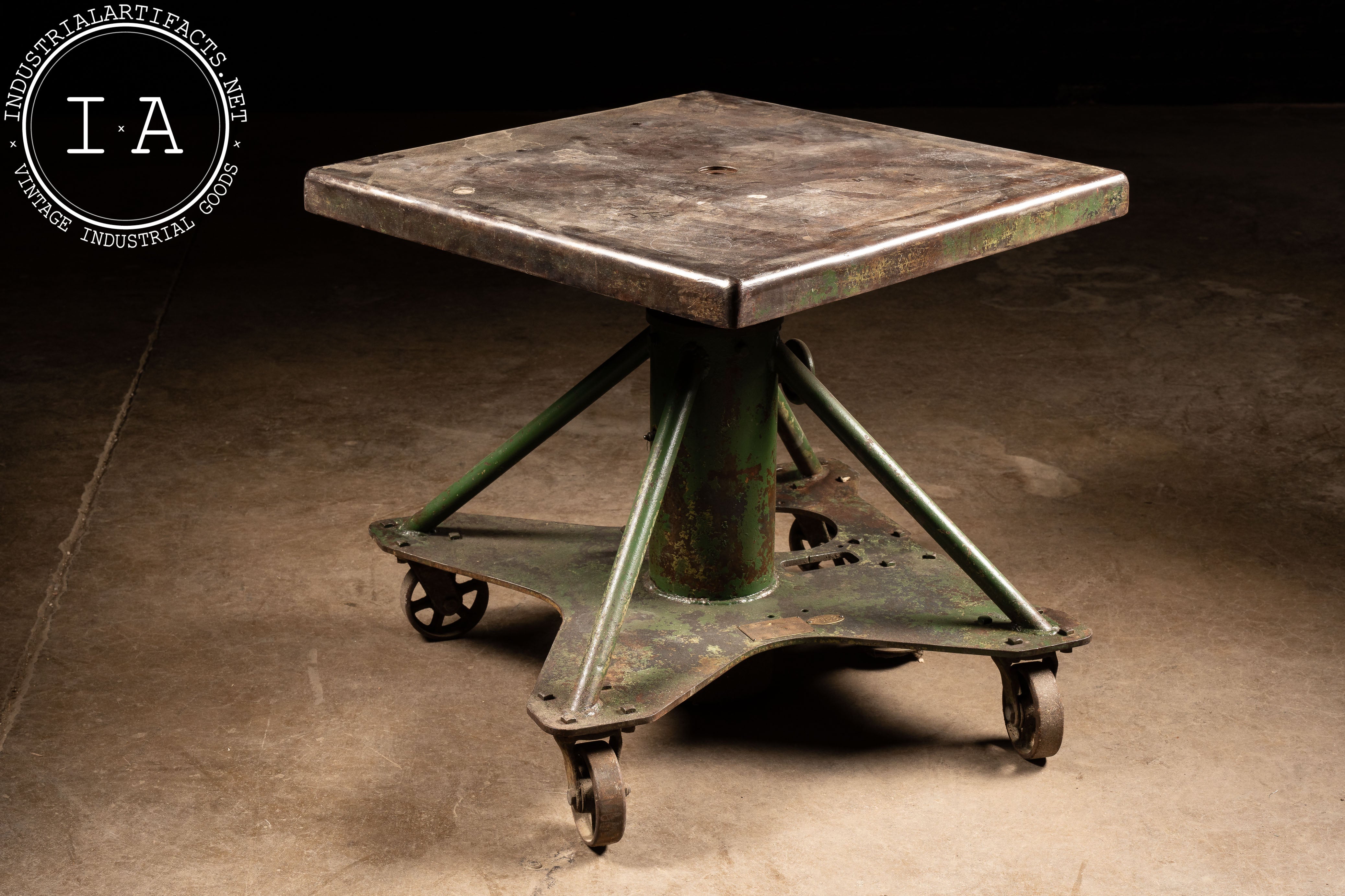 Vintage Industrial Steel Machinist Table by Lyn Raymond – Industrial ...
