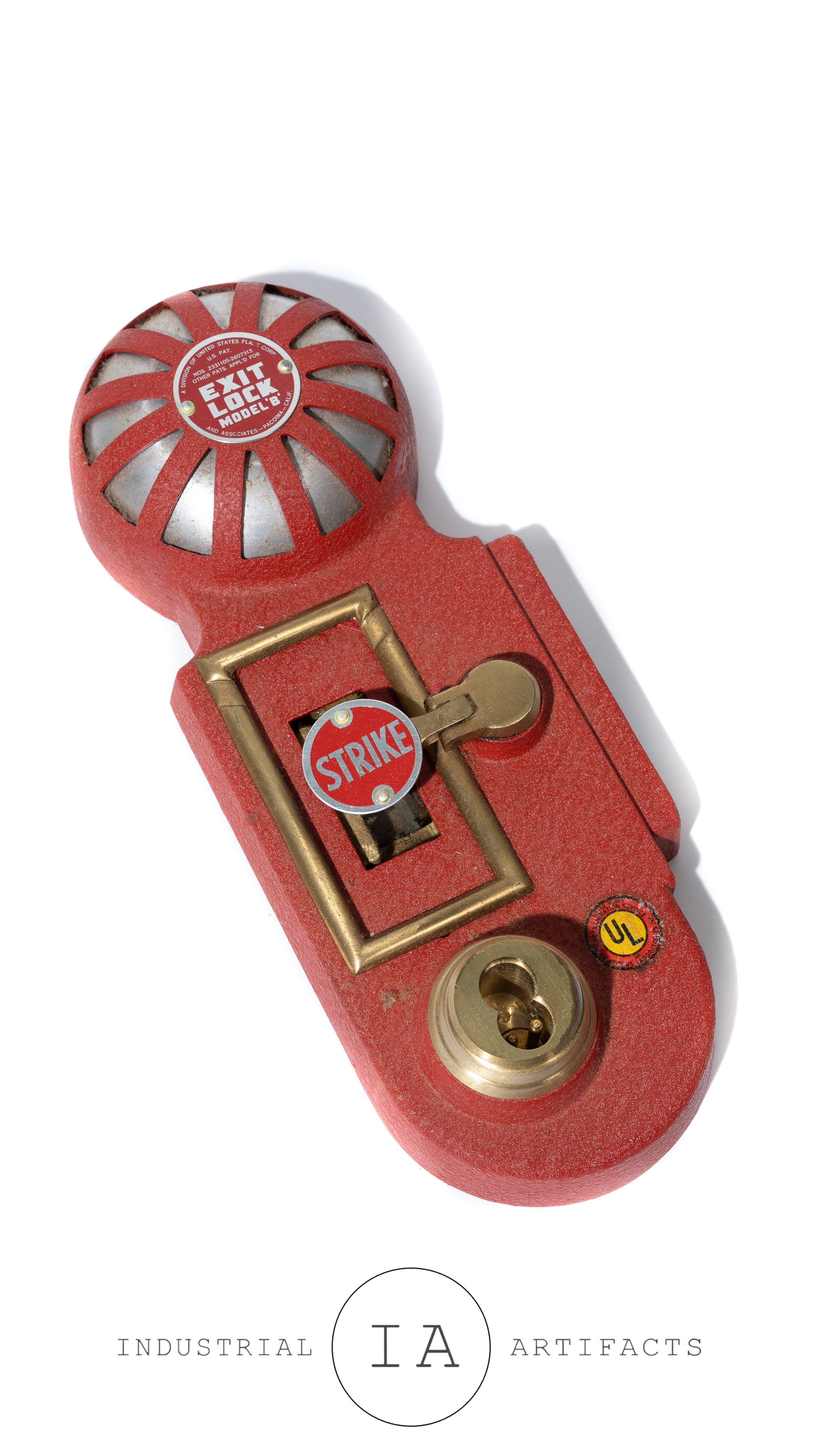 NOS Vintage Fire Escape Alarm Lock – Industrial Artifacts