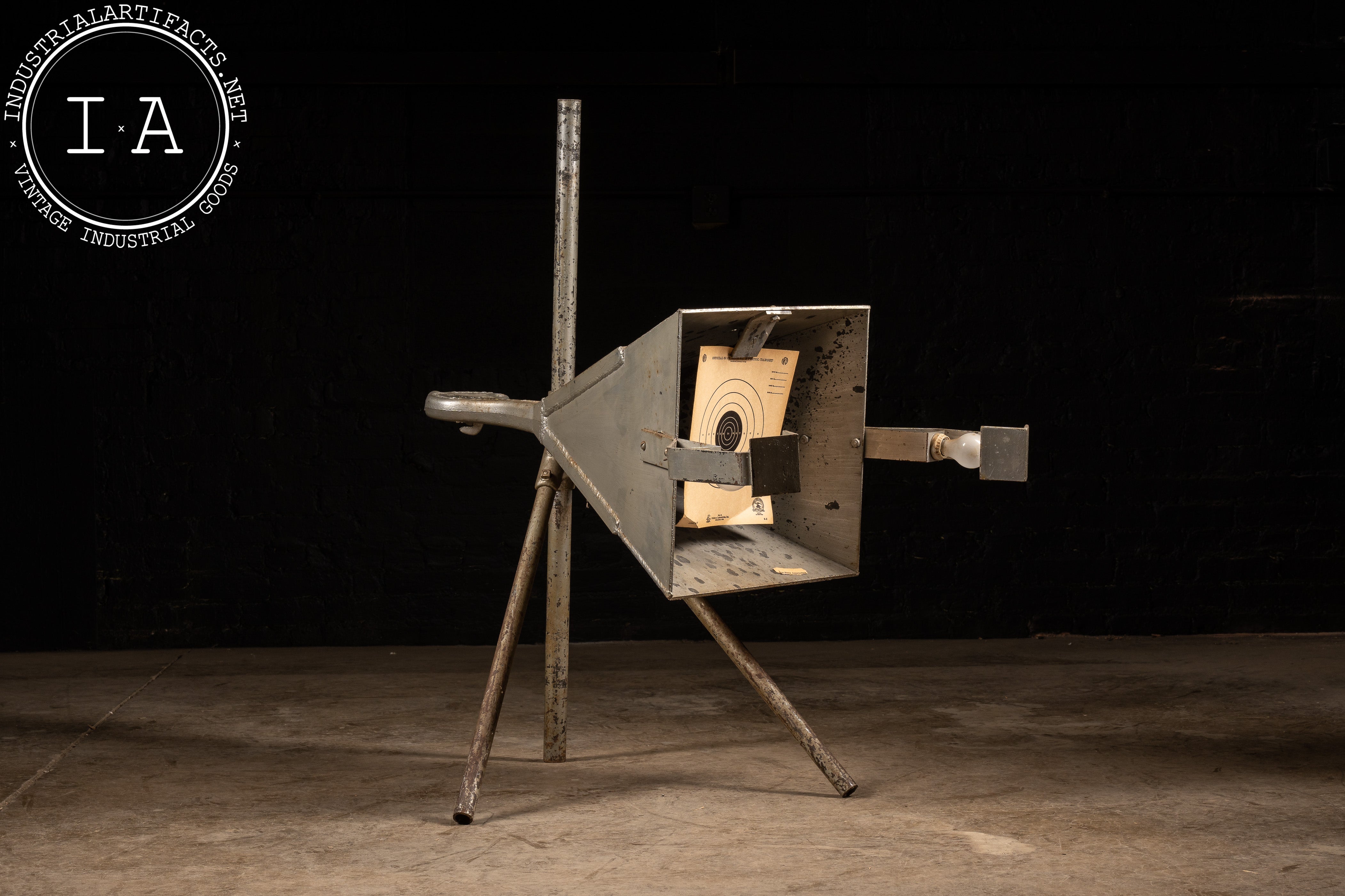 Vintage X-Ring Centrifugal Bullet Trap – Industrial Artifacts