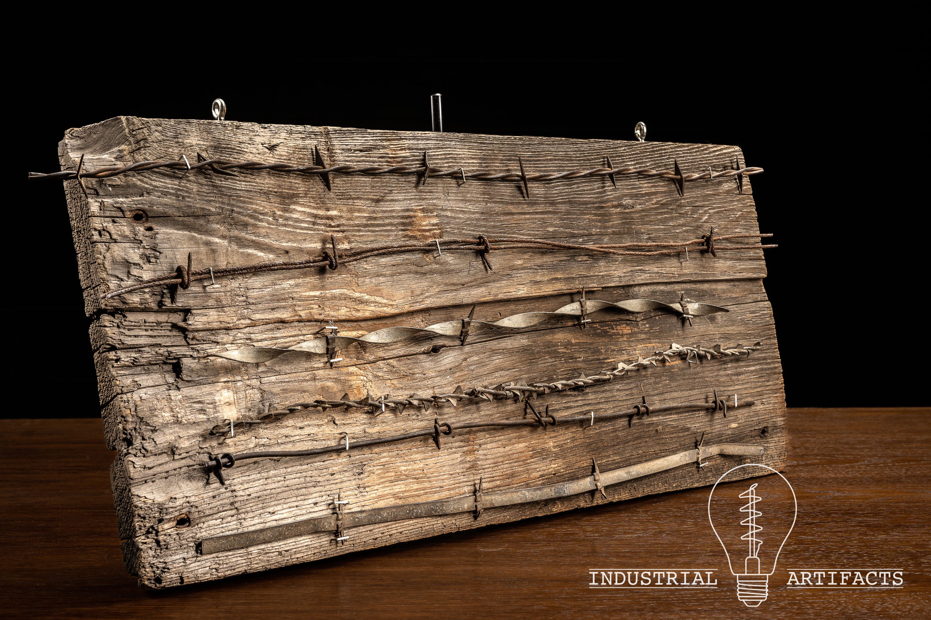 Barbed Wire Display – Industrial Artifacts