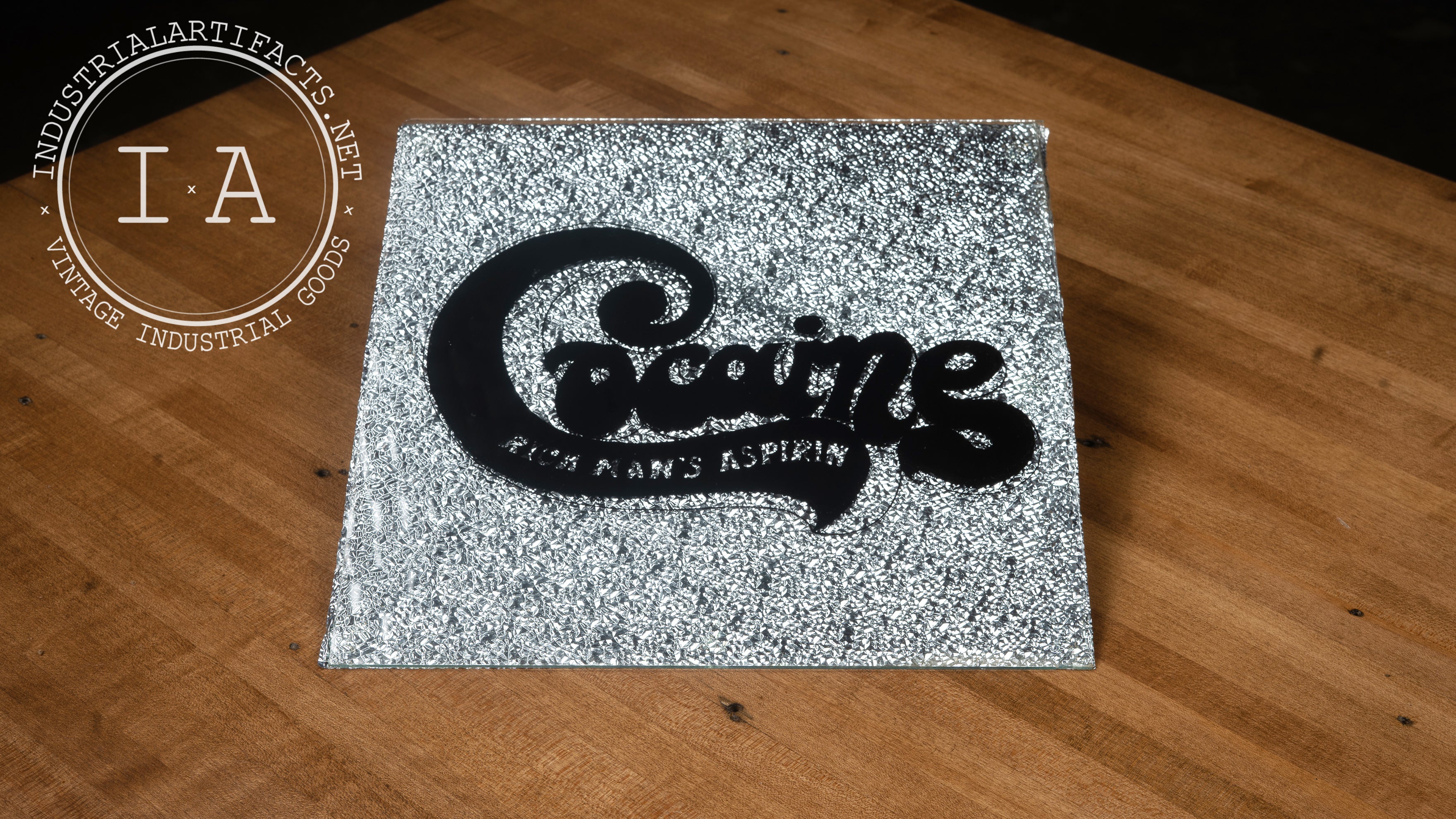 Vintage Carnival Cocaine Sign – Industrial Artifacts