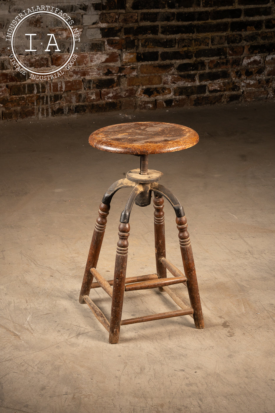 Antique Machinist Stool – Industrial Artifacts