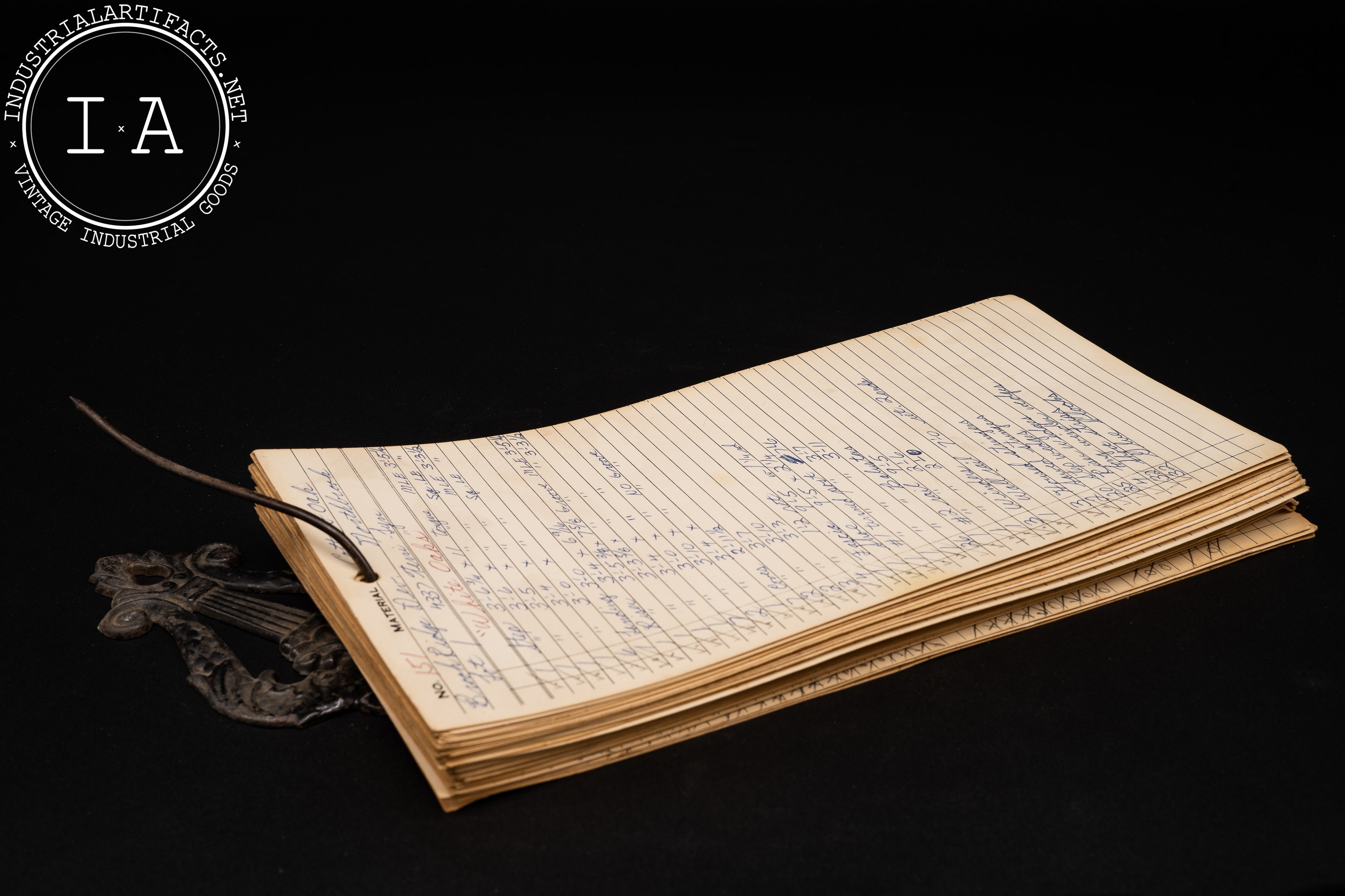 Used Ledger Book – Industrial Artifacts