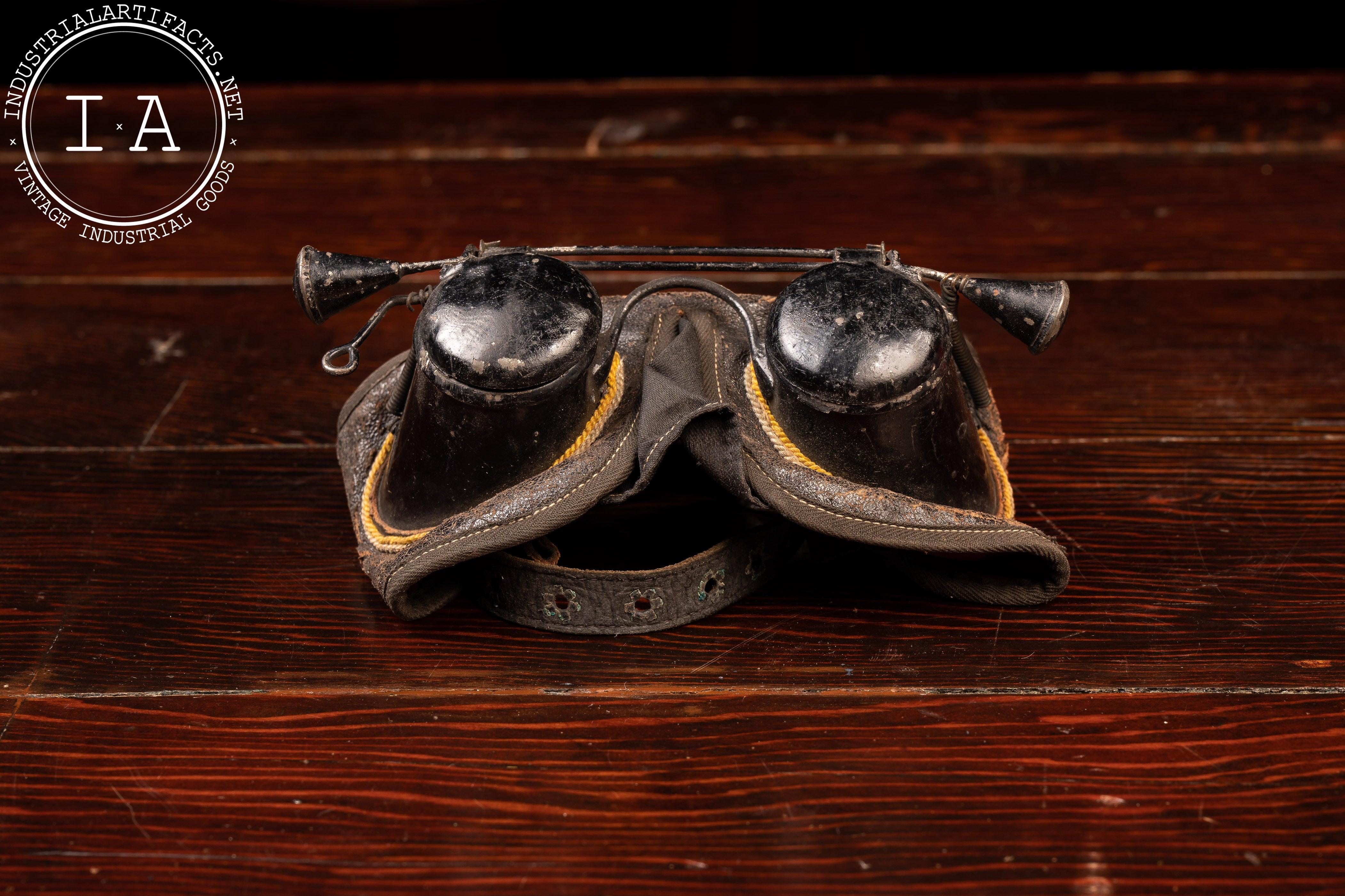 Early Masonic Hoodwink Blindfold Goggles – Industrial Artifacts