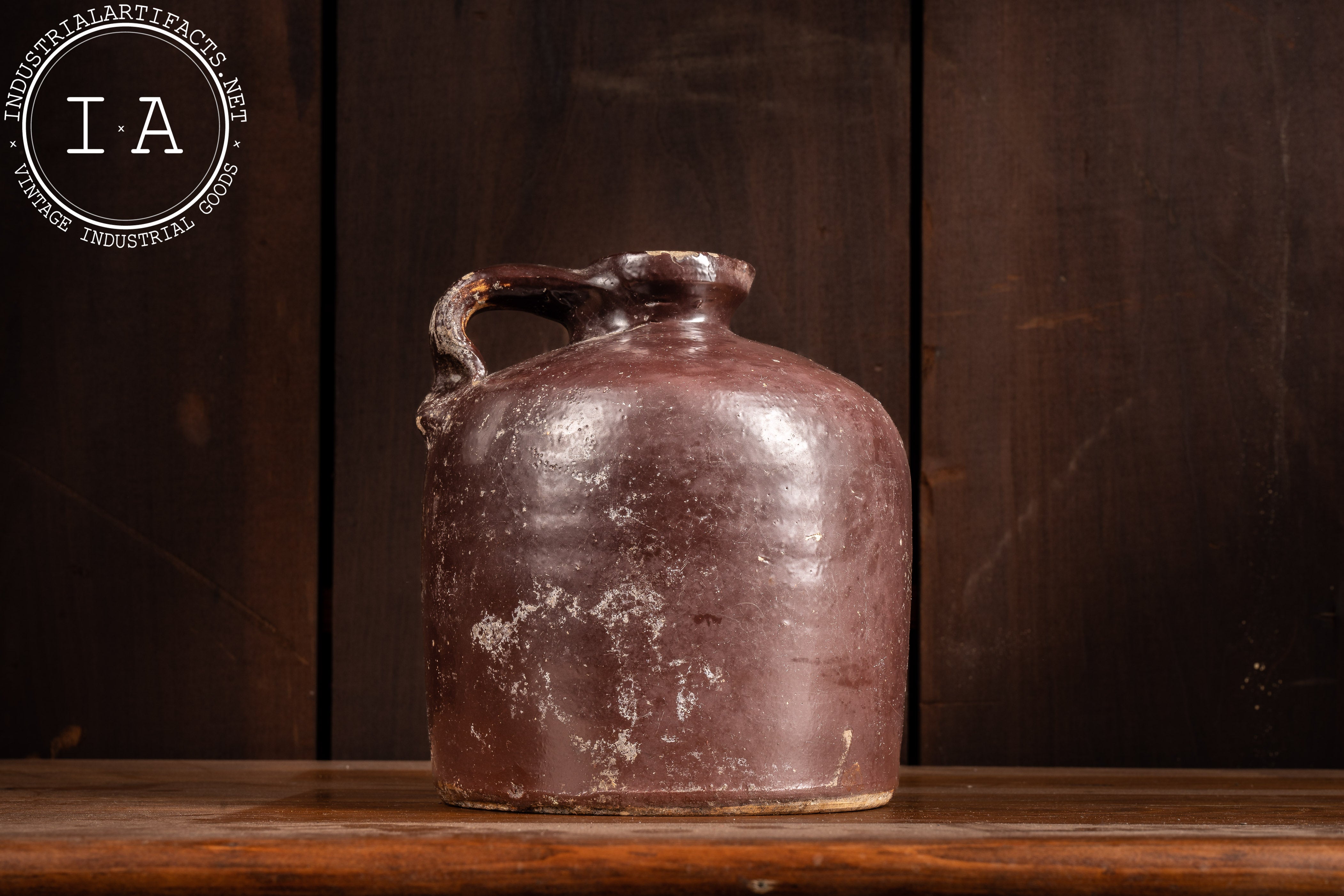 Vintage Clayware Pottery Jug – Industrial Artifacts