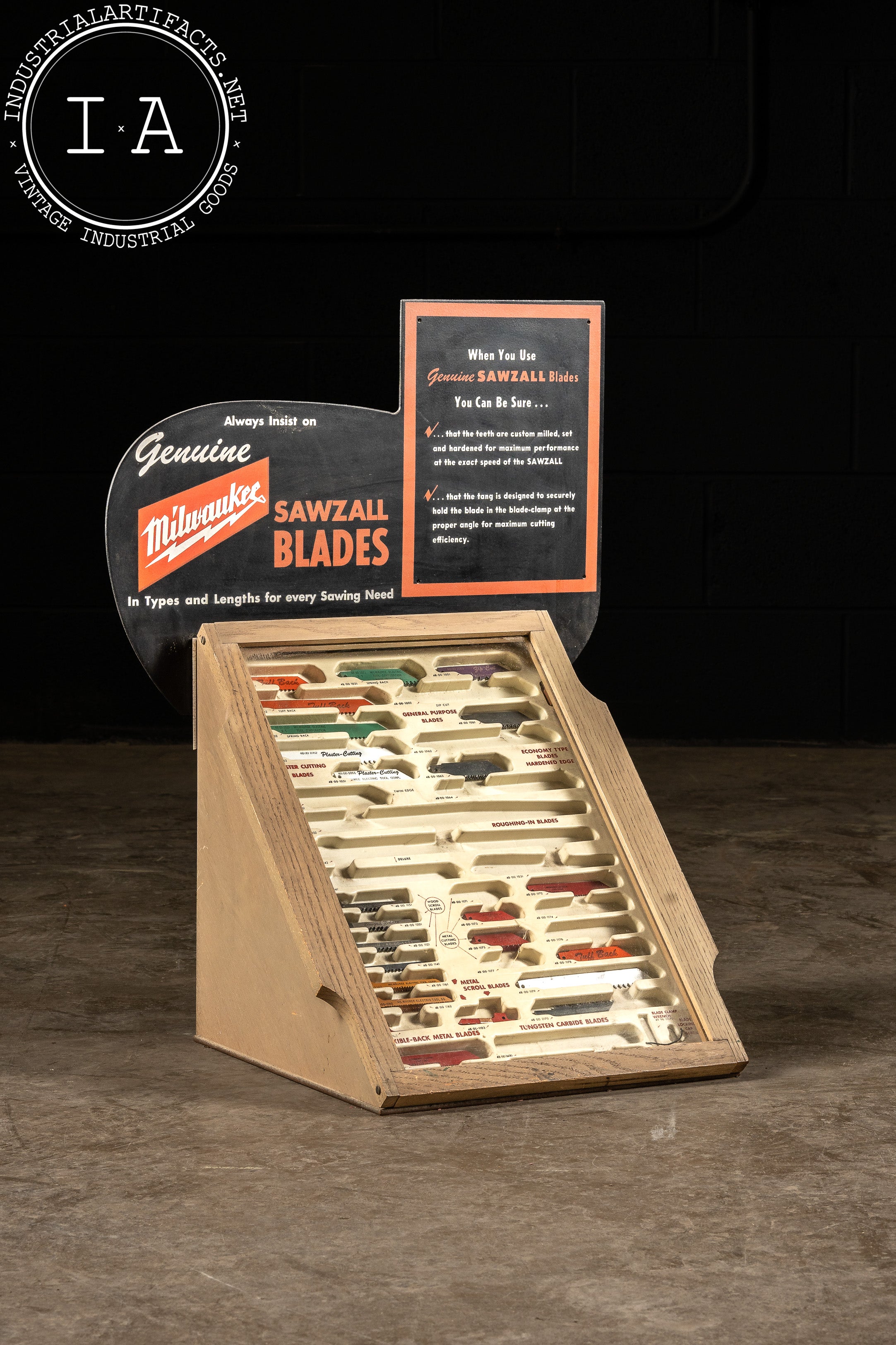 Vintage Milwaukee Sawzall Display Case – Industrial Artifacts