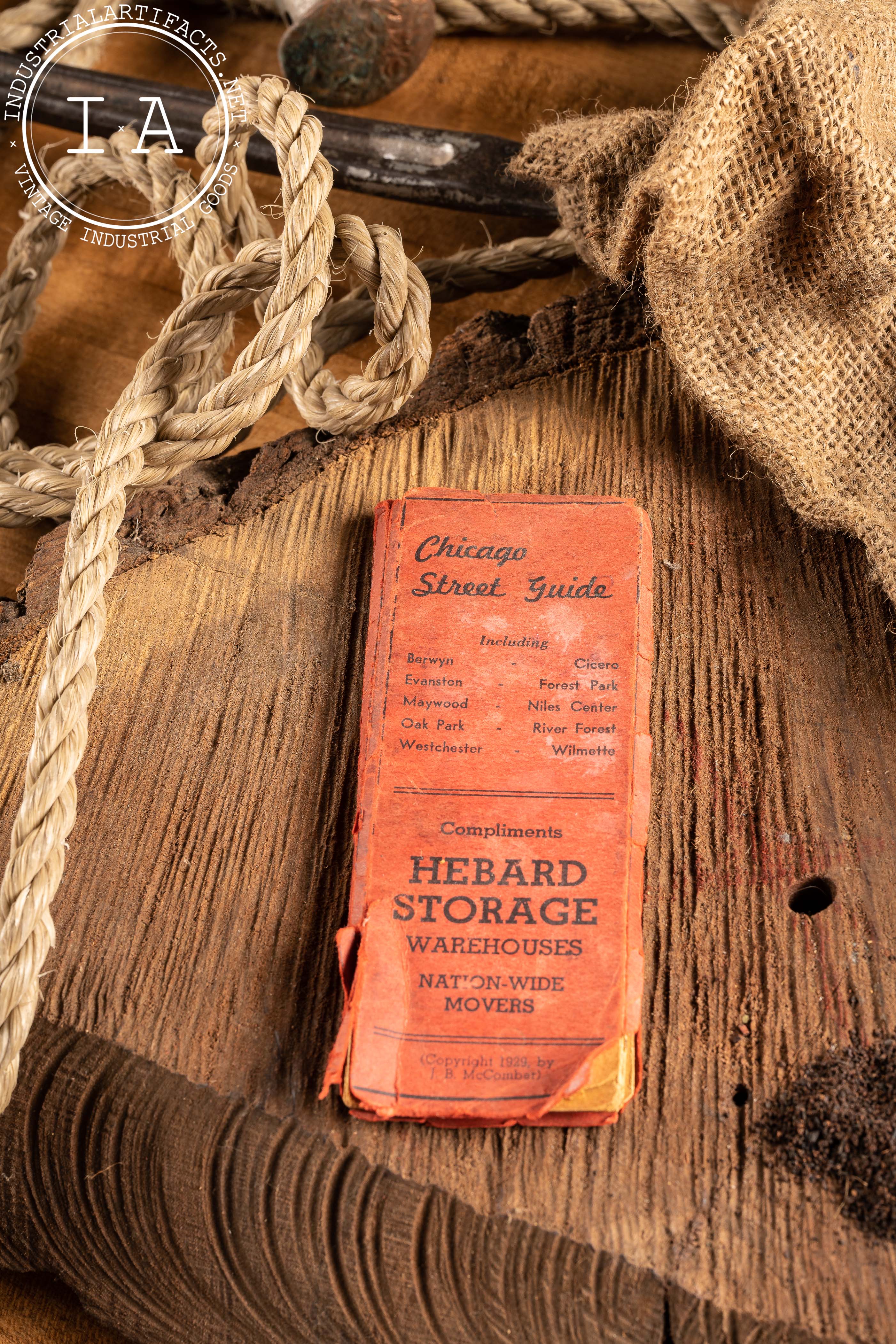 c. 1929 Chicago Street Guide – Industrial Artifacts