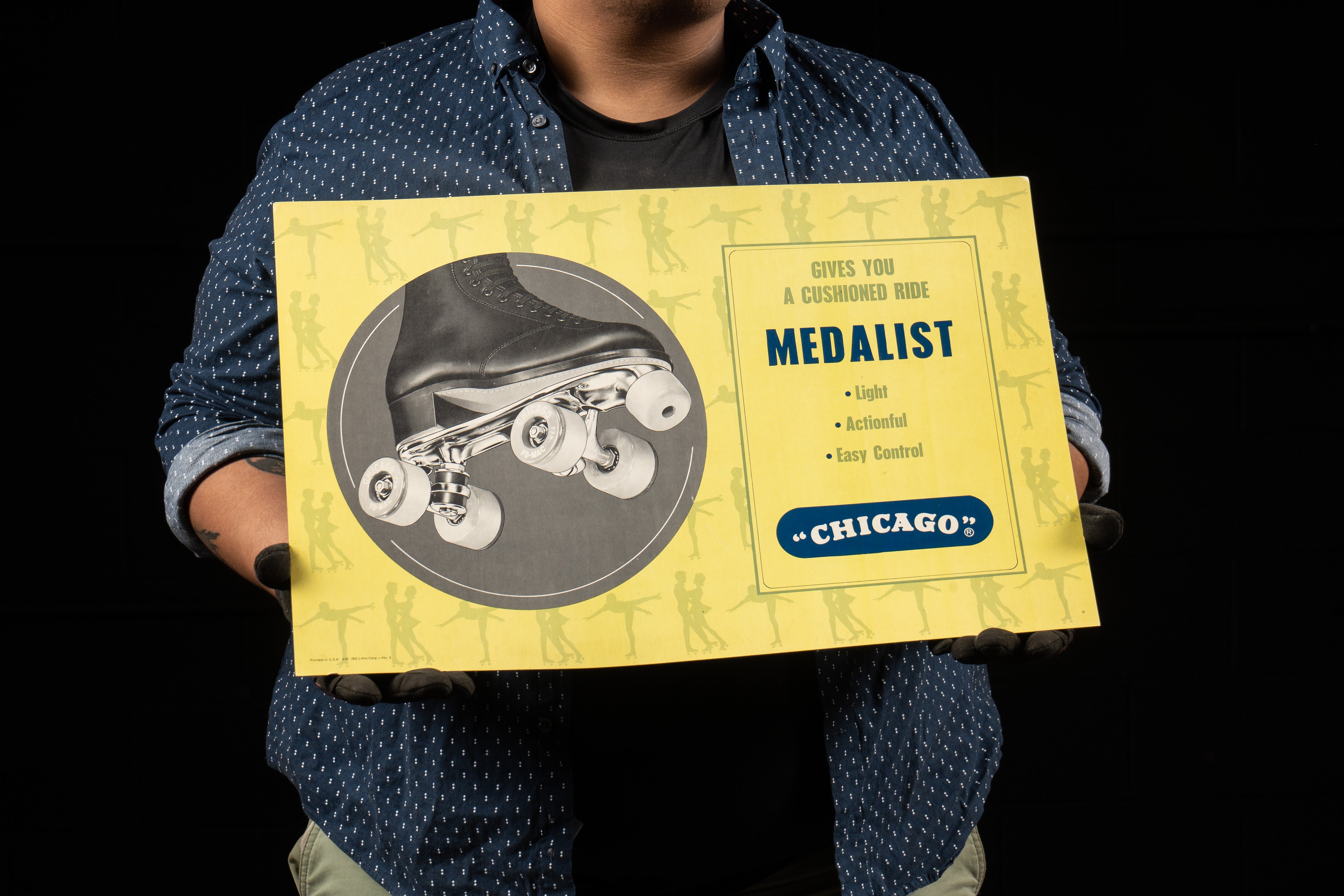 Vintage Roller Skate Advertisement – Industrial Artifacts