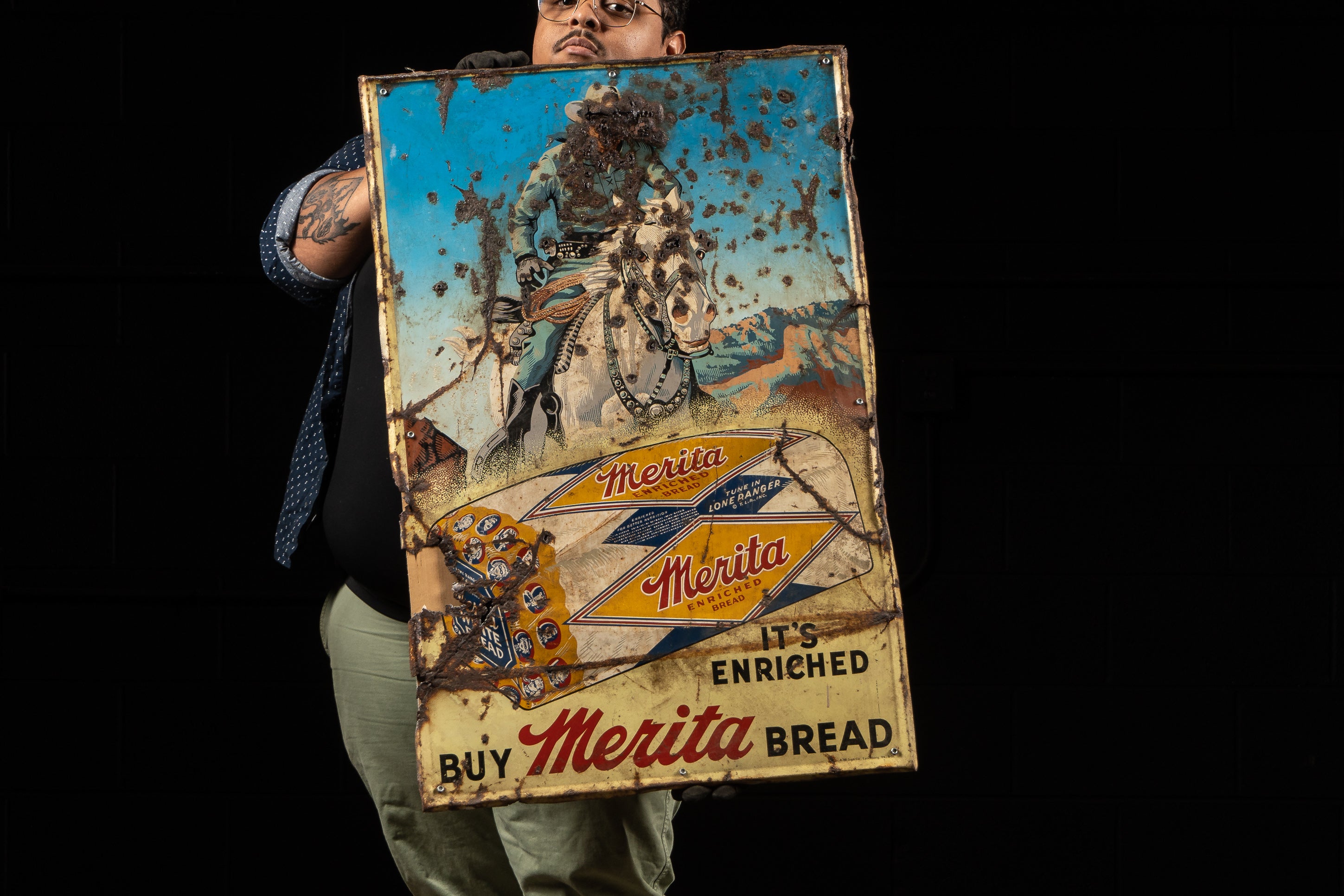 Vintage Bread/Lone Ranger Advertisement – Industrial Artifacts