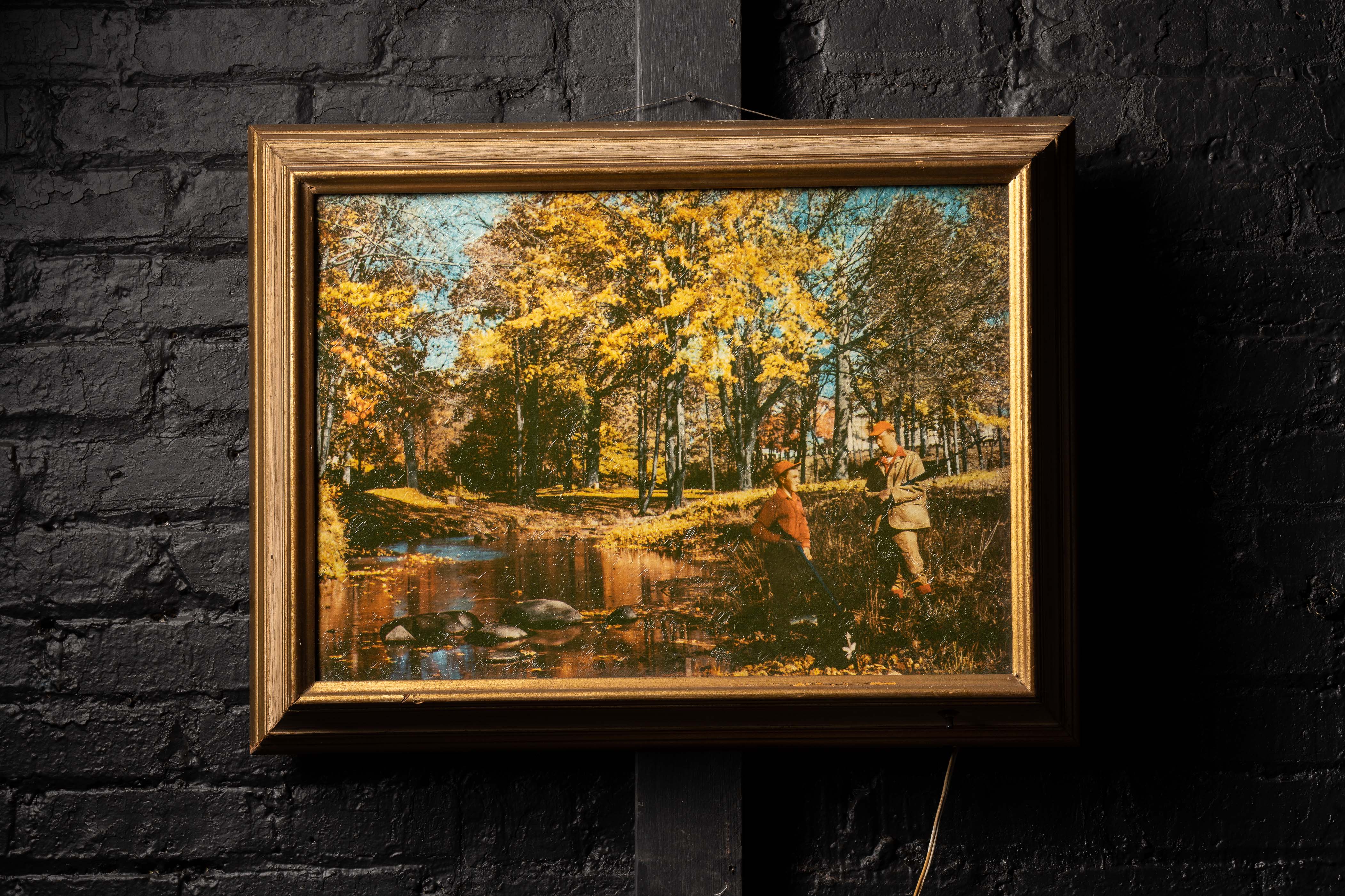 Lighted Hunting Portrait – Industrial Artifacts