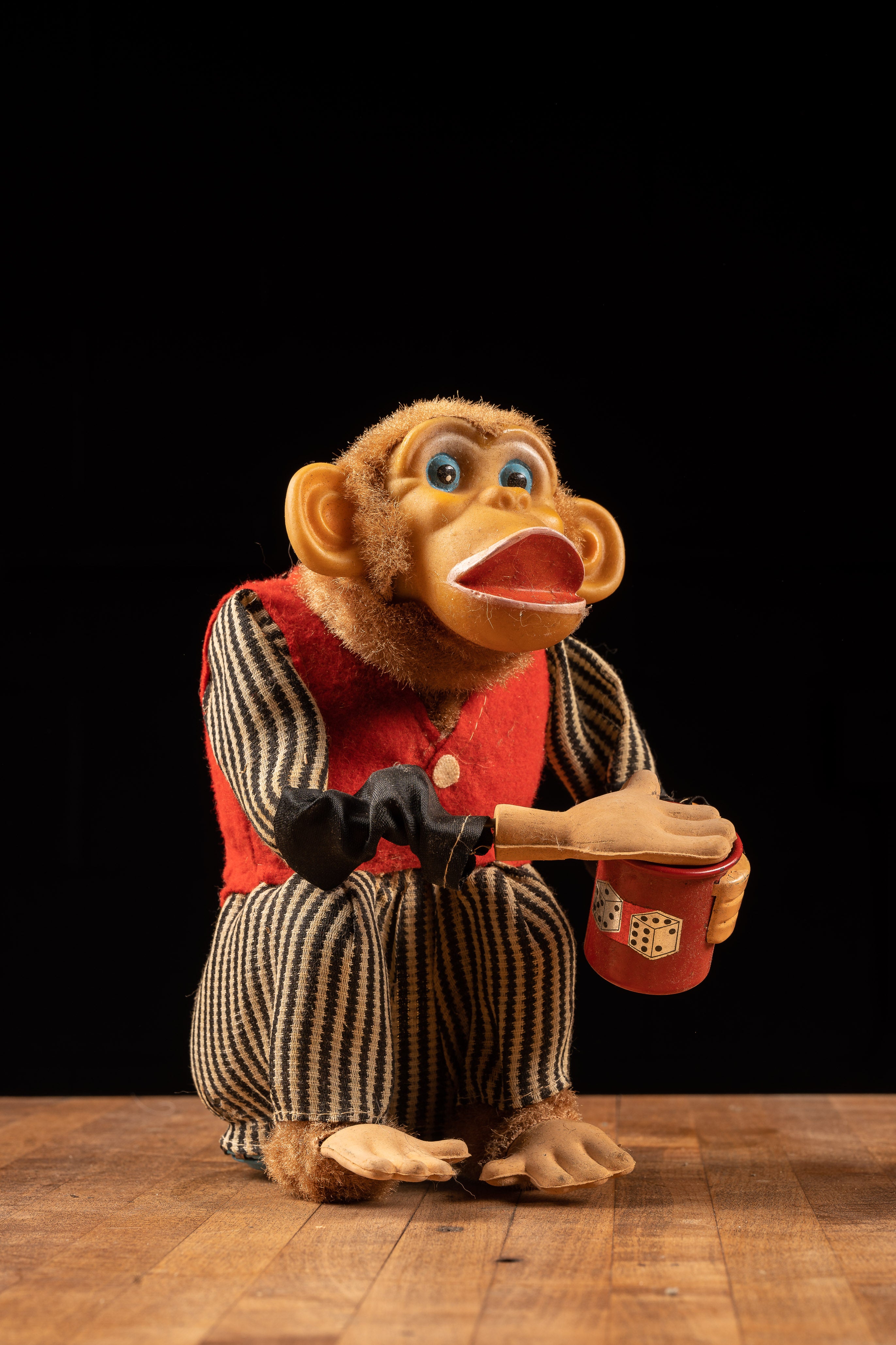 Vintage Cragstan Craps Playing Monkey – Industrial Artifacts