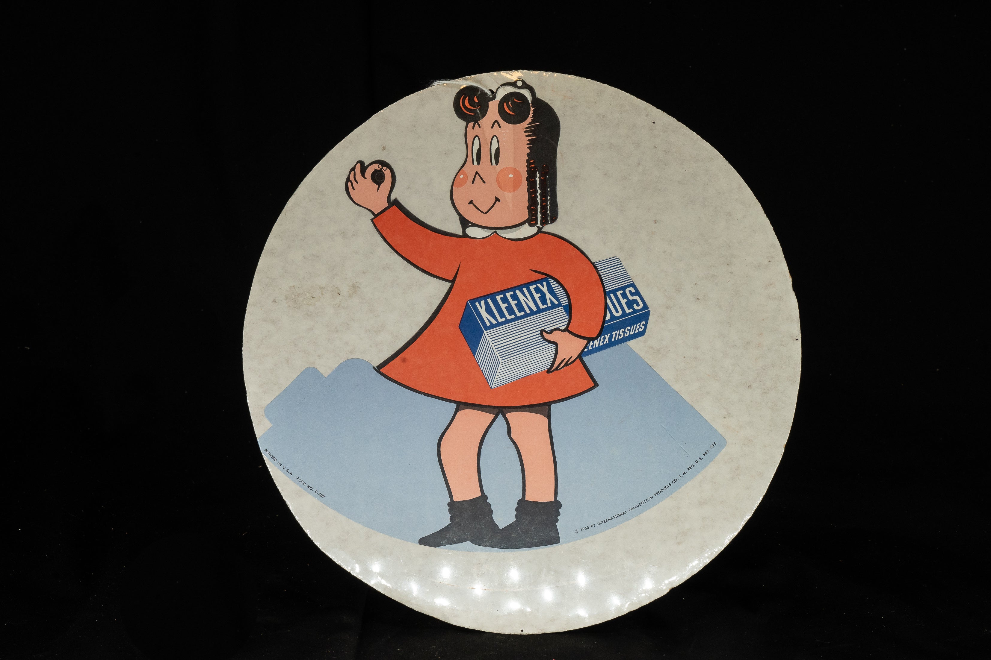 Vintage Little Lulu Kleenex Ad Industrial Artifacts