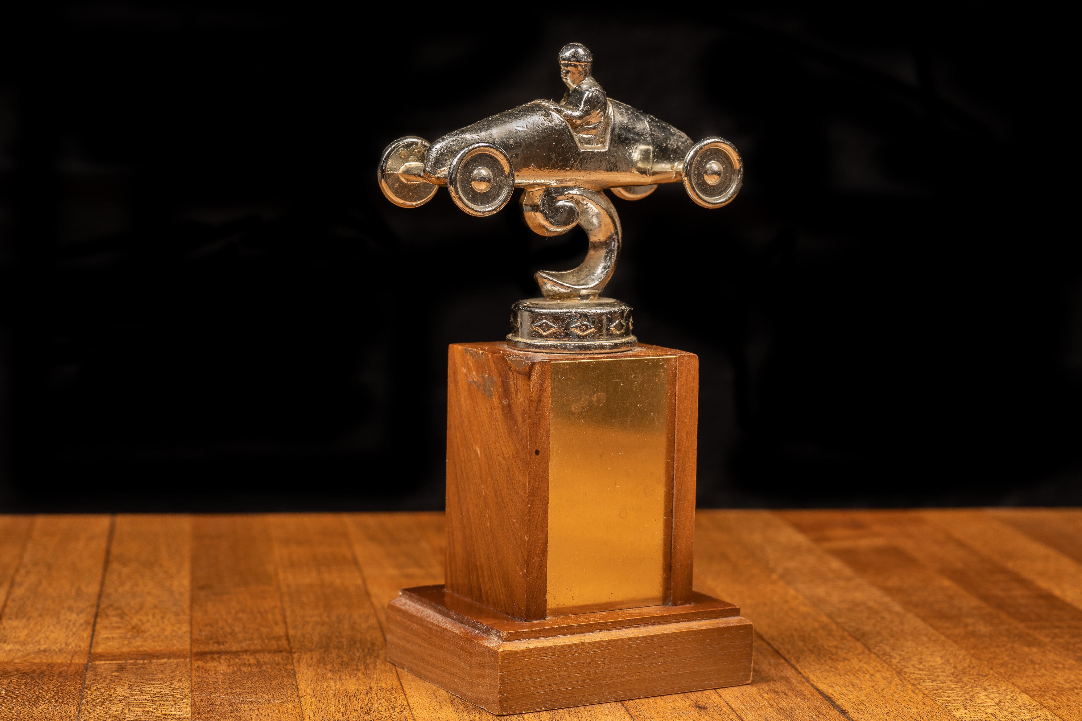Vintage Unmarked Derby Car Trophy – Industrial Artifacts