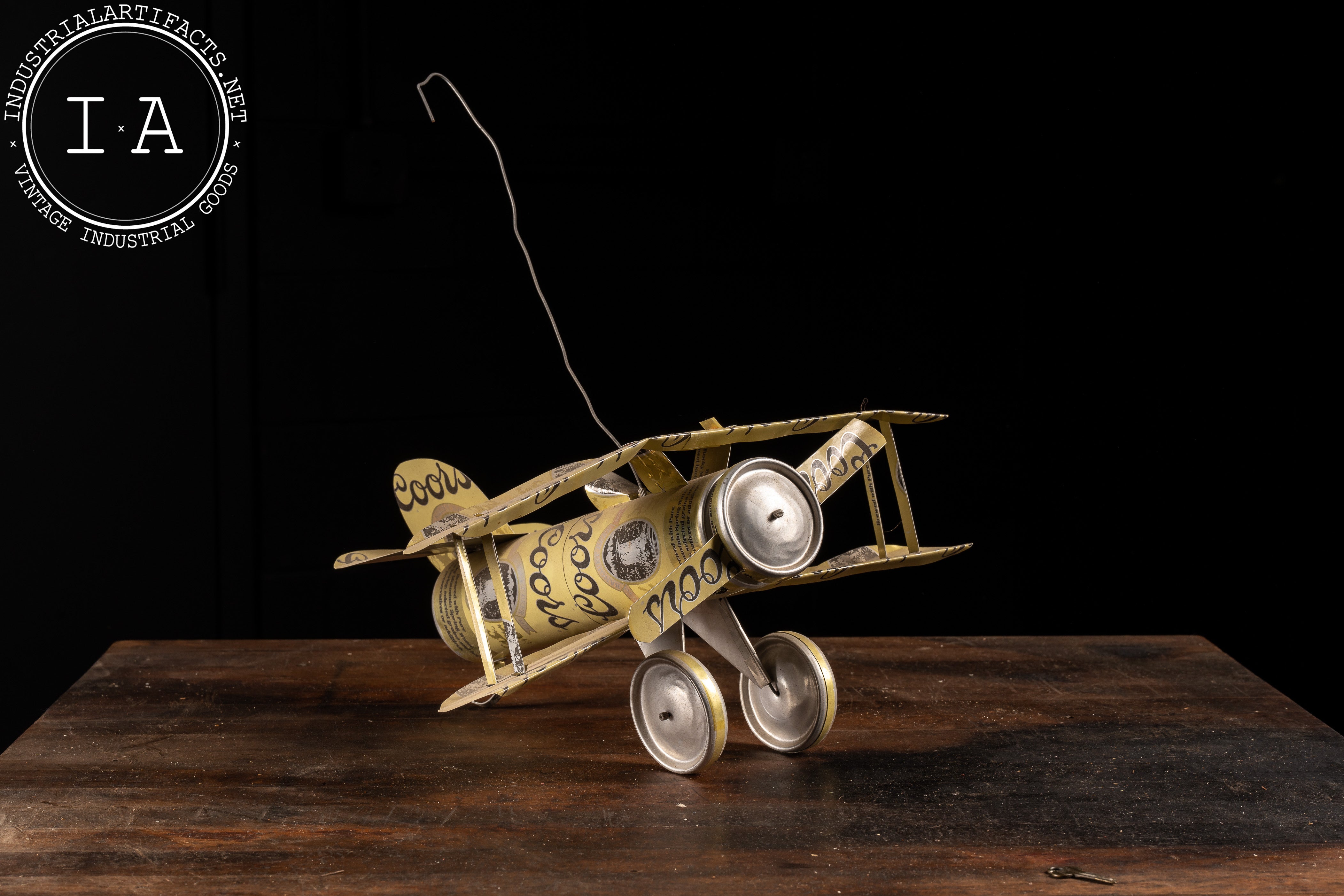 Vintage Folk Art Coors Beer Plane – Industrial Artifacts