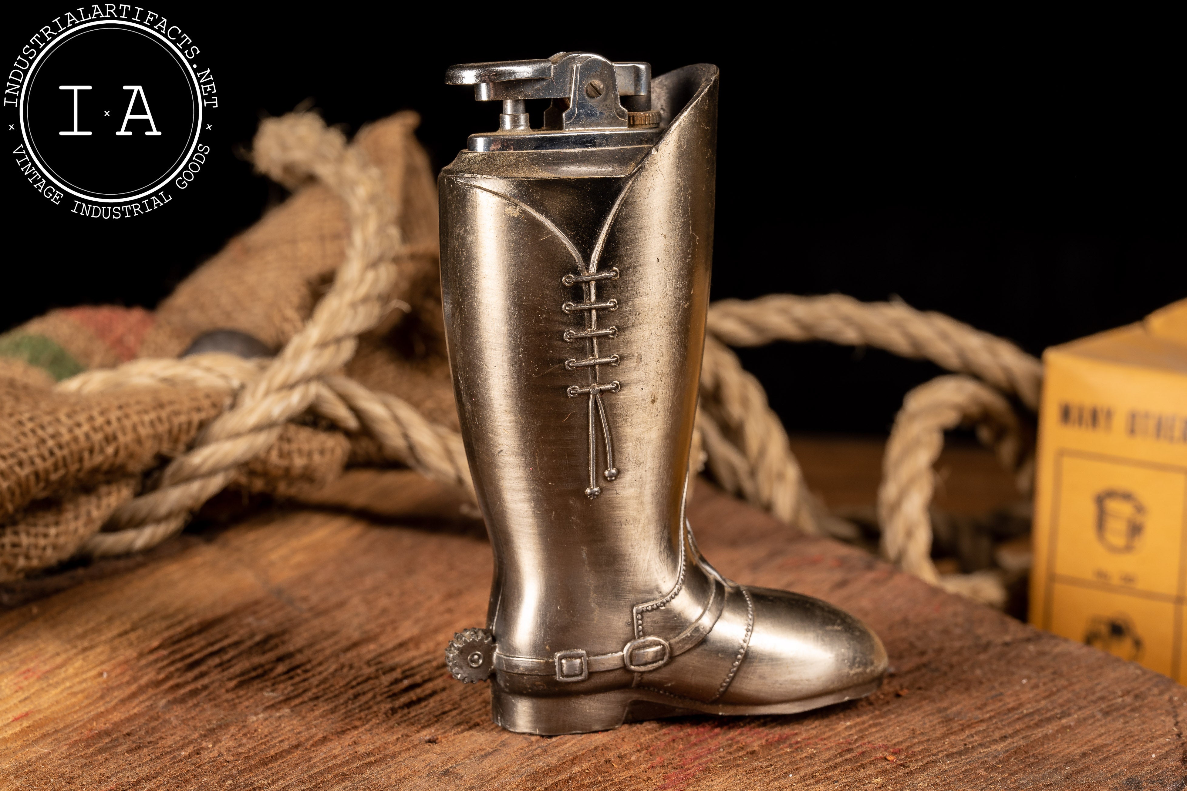 Vintage Brass Cowboy Boot Lighter – Industrial Artifacts