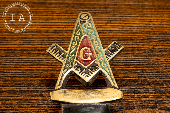 Vintage Masonic Letter Opener – Industrial Artifacts