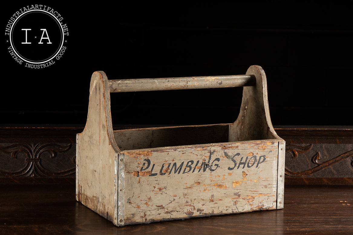 Vintage Handmade Plumbers Toolbox – Industrial Artifacts