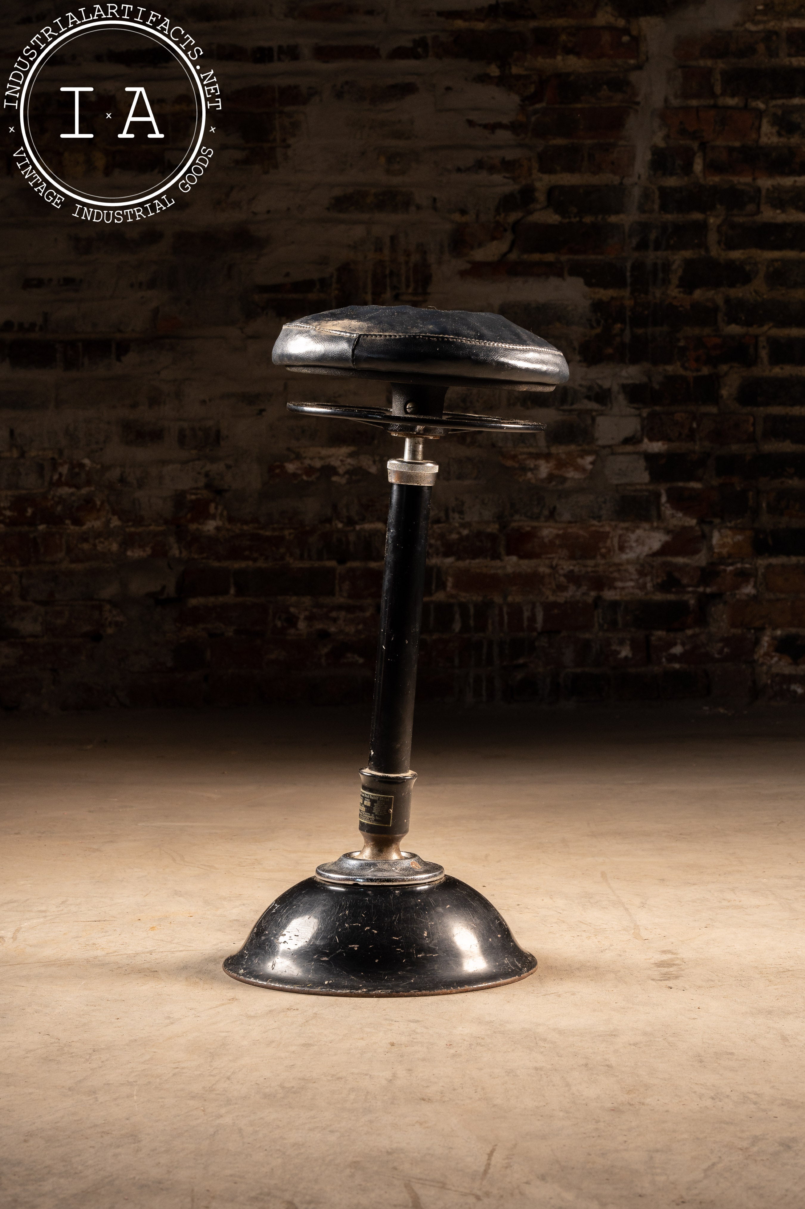 c. 1930 Adjustable Stool By Ritter – Industrial Artifacts