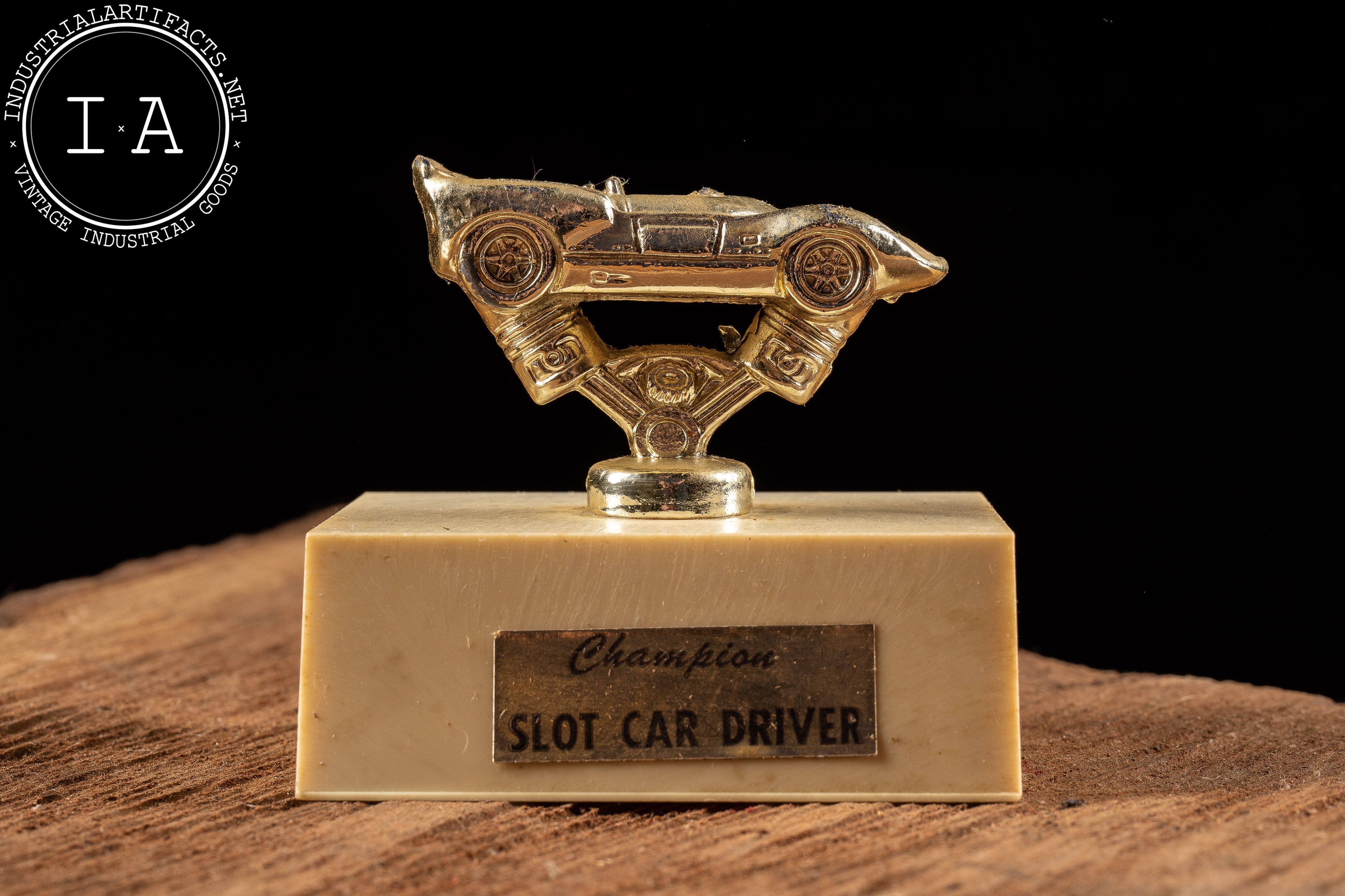 Vintage Slot Car Driver Champion Trophy – Industrial Artifacts